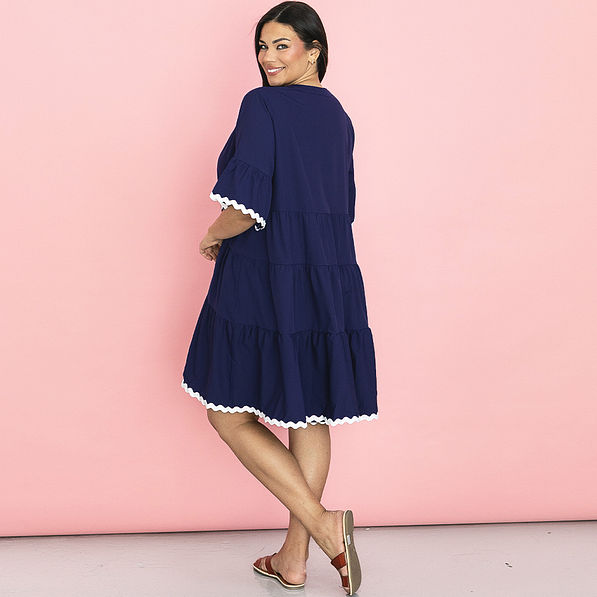 Personalized Ric Rac Dress | Marleylilly