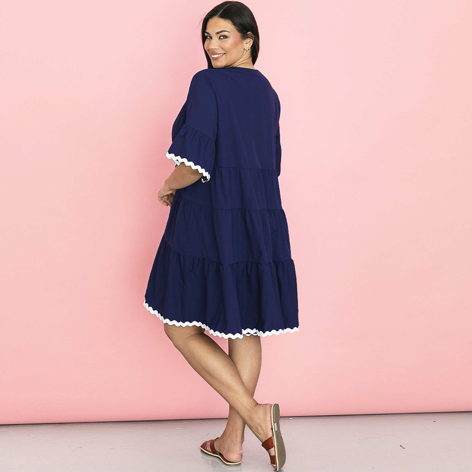 Personalized Ric Rac Dress | Marleylilly