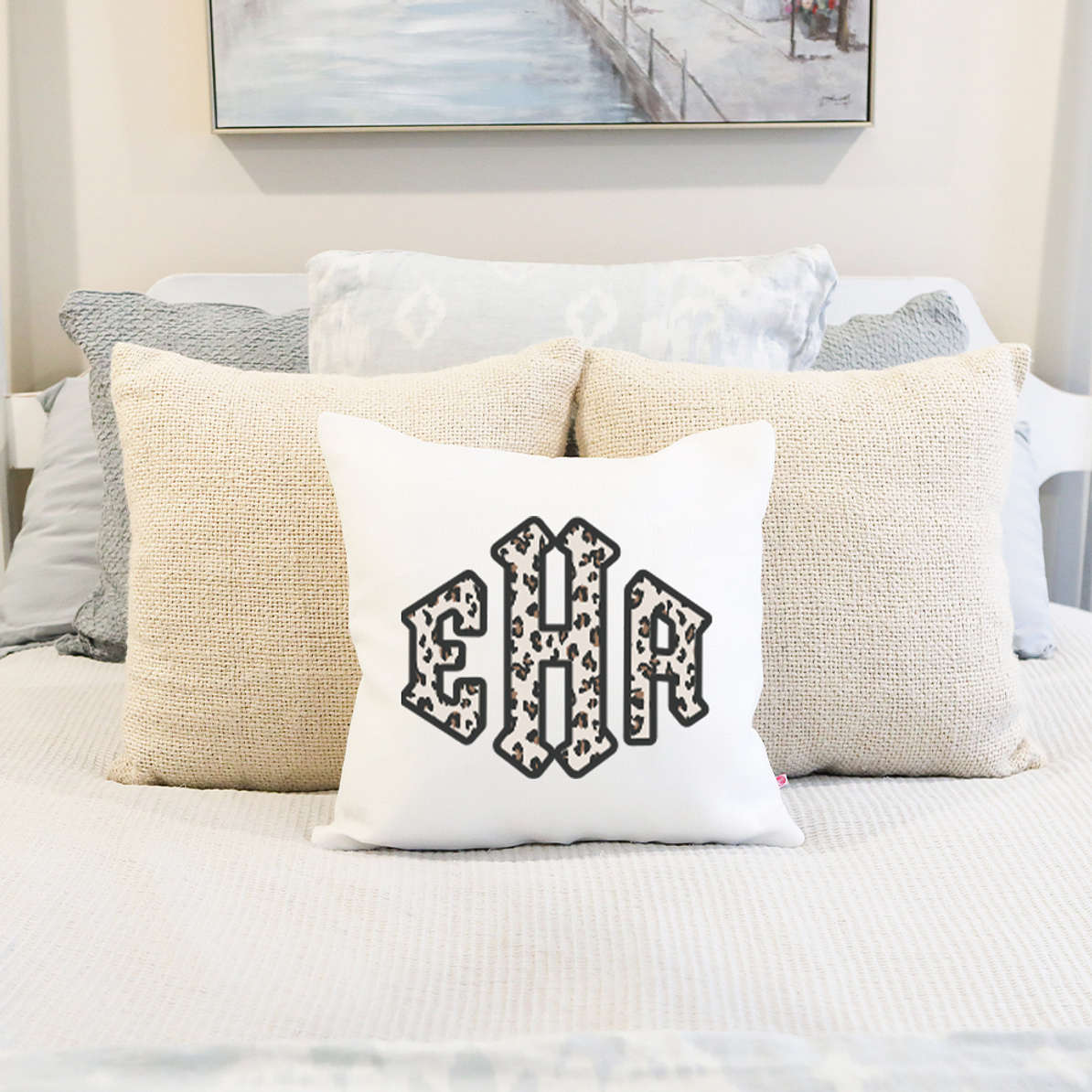 Monogrammed Pillow | Custom Home Décor Gift