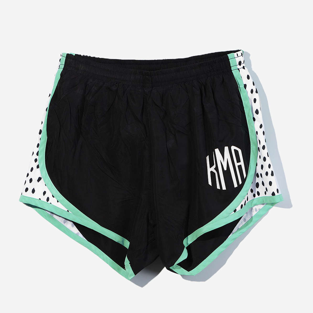 Monogrammed Running Shorts - Athletic Shorts w/ Liner