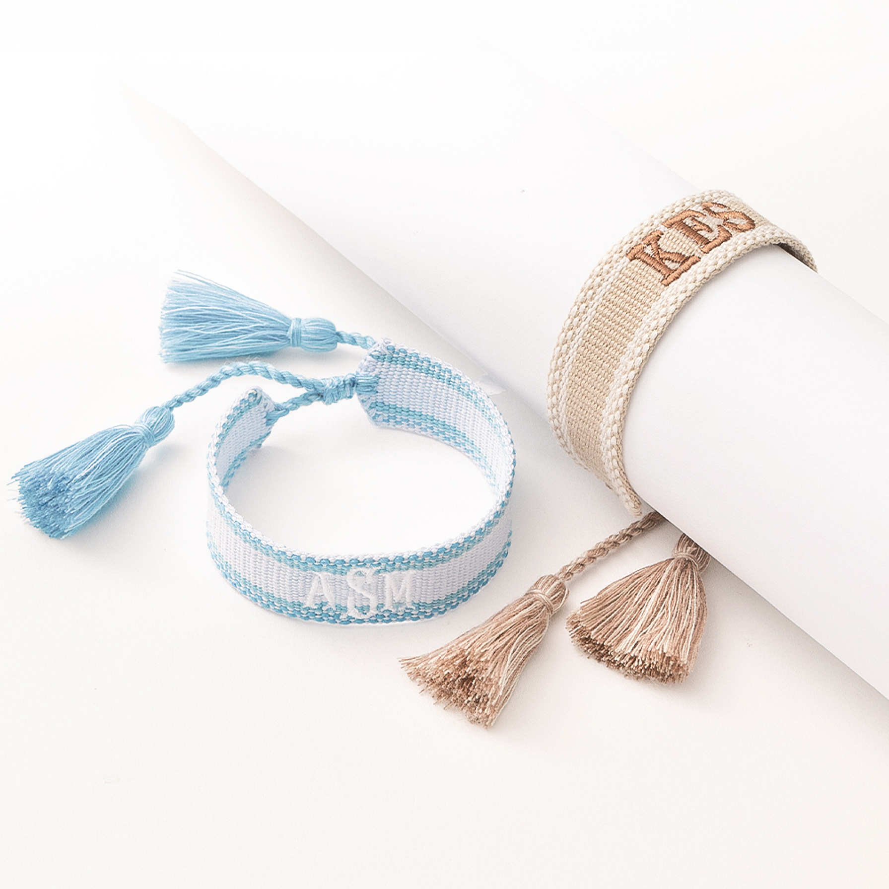 Monogrammed Woven Bracelet | Marleylilly