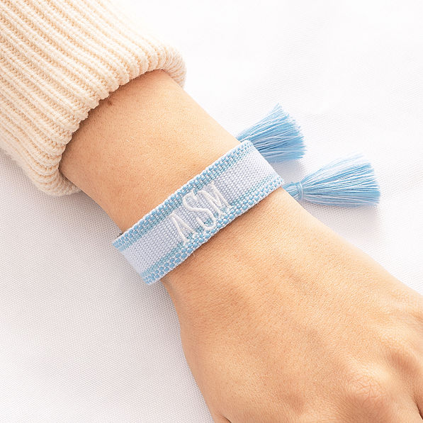 Monogrammed Woven Bracelet | Marleylilly