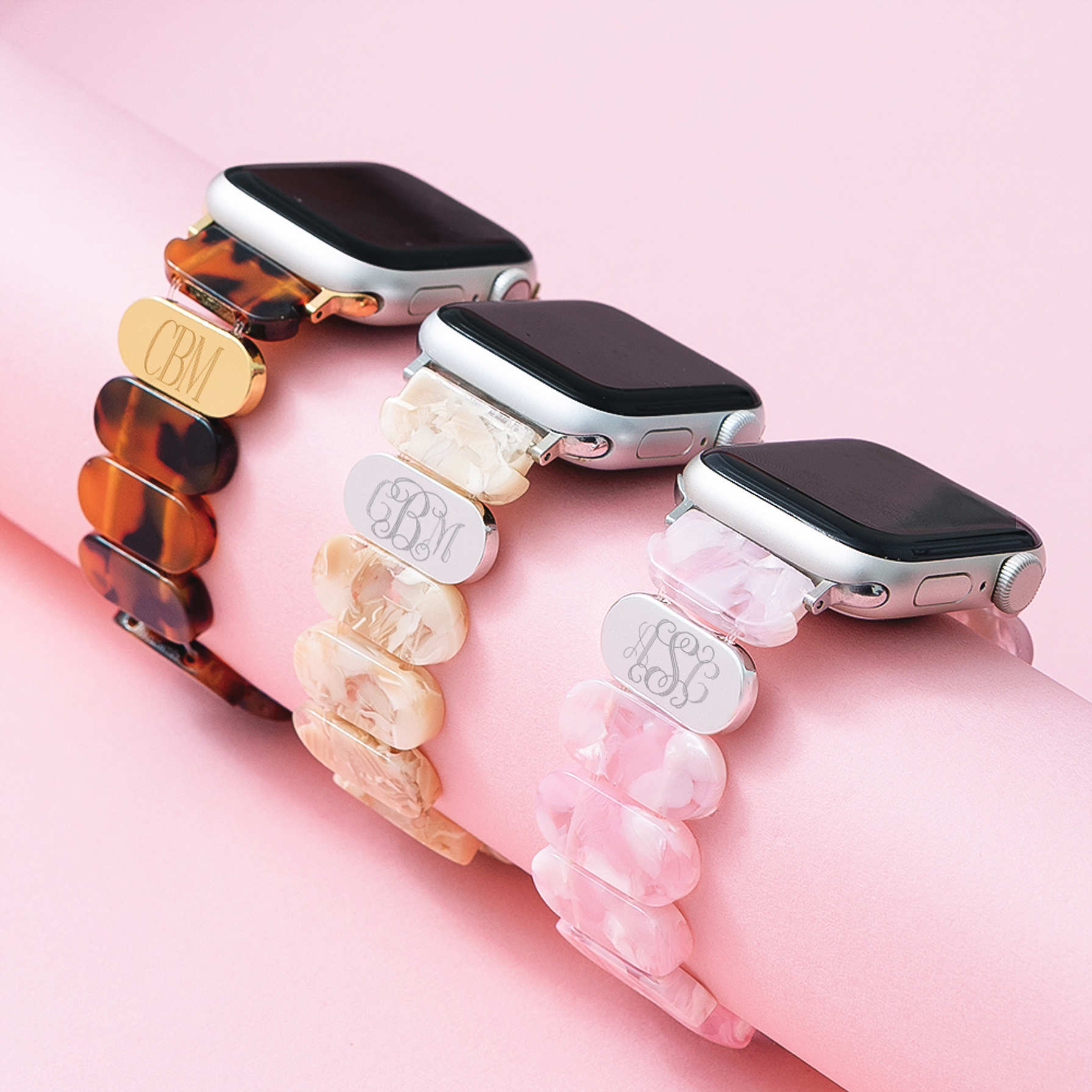 Personalized Scallop Watch Band | Marleylilly