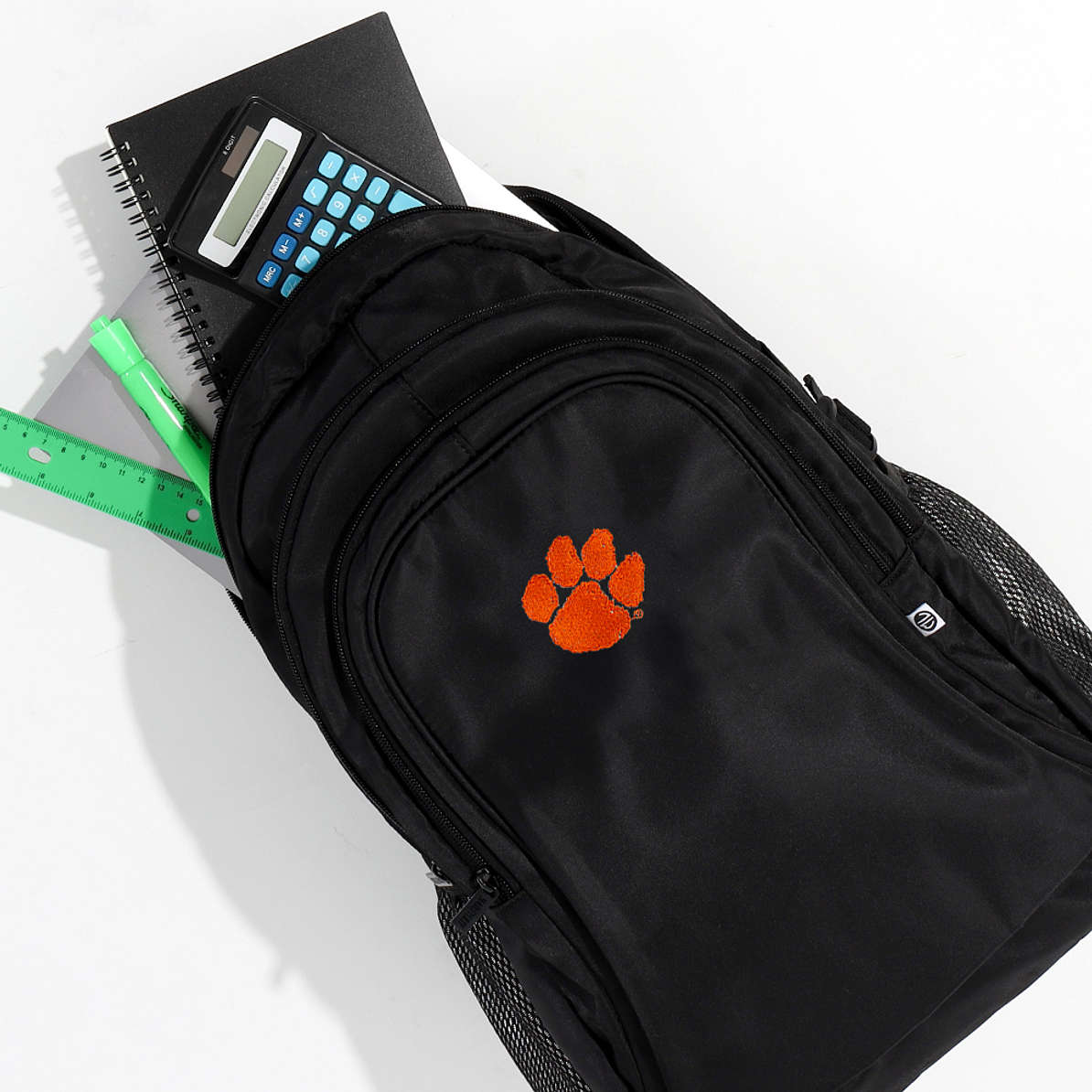 Clemson University Backpack with Orange Tiger Paw