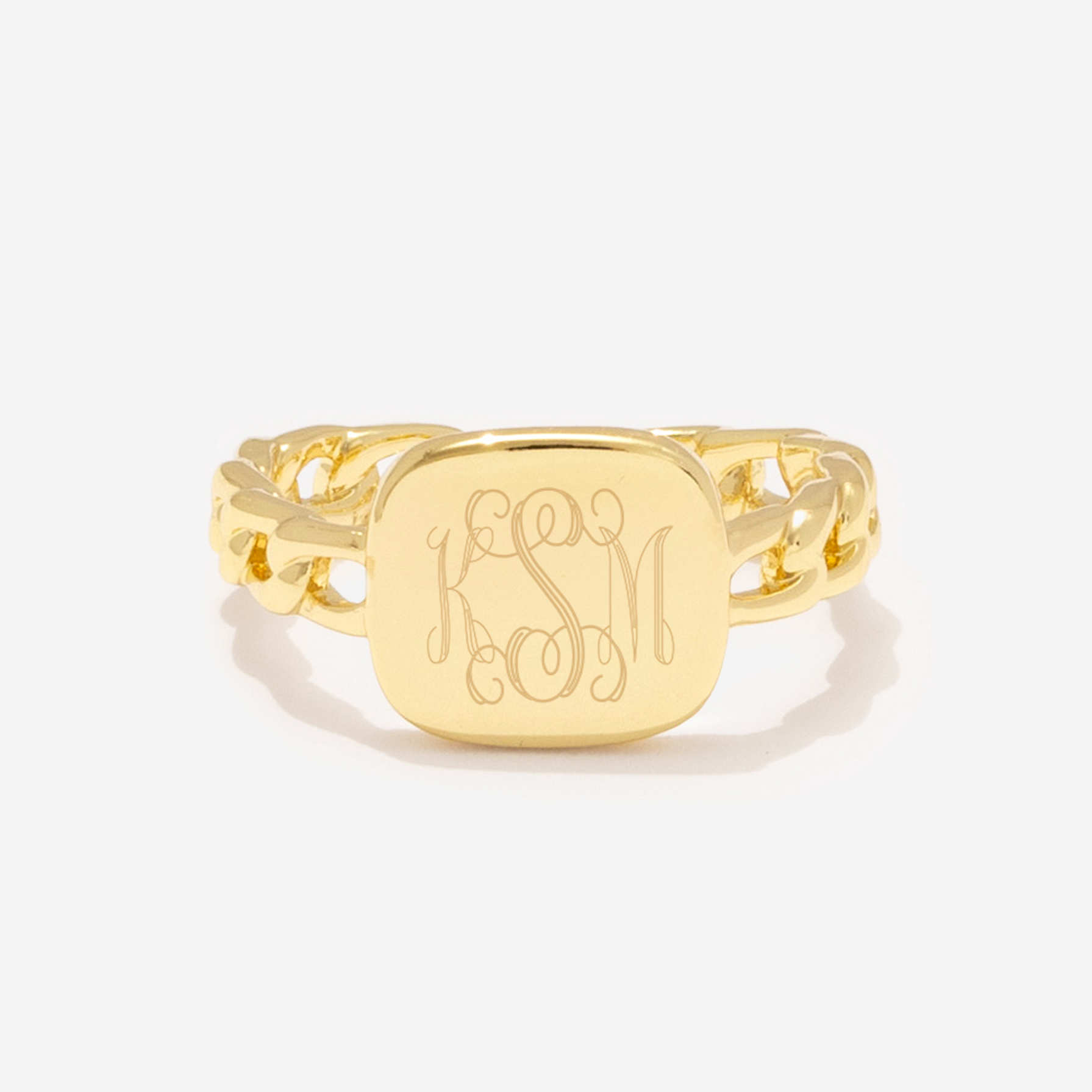 Personalized Chain Link Ring | Marleylilly