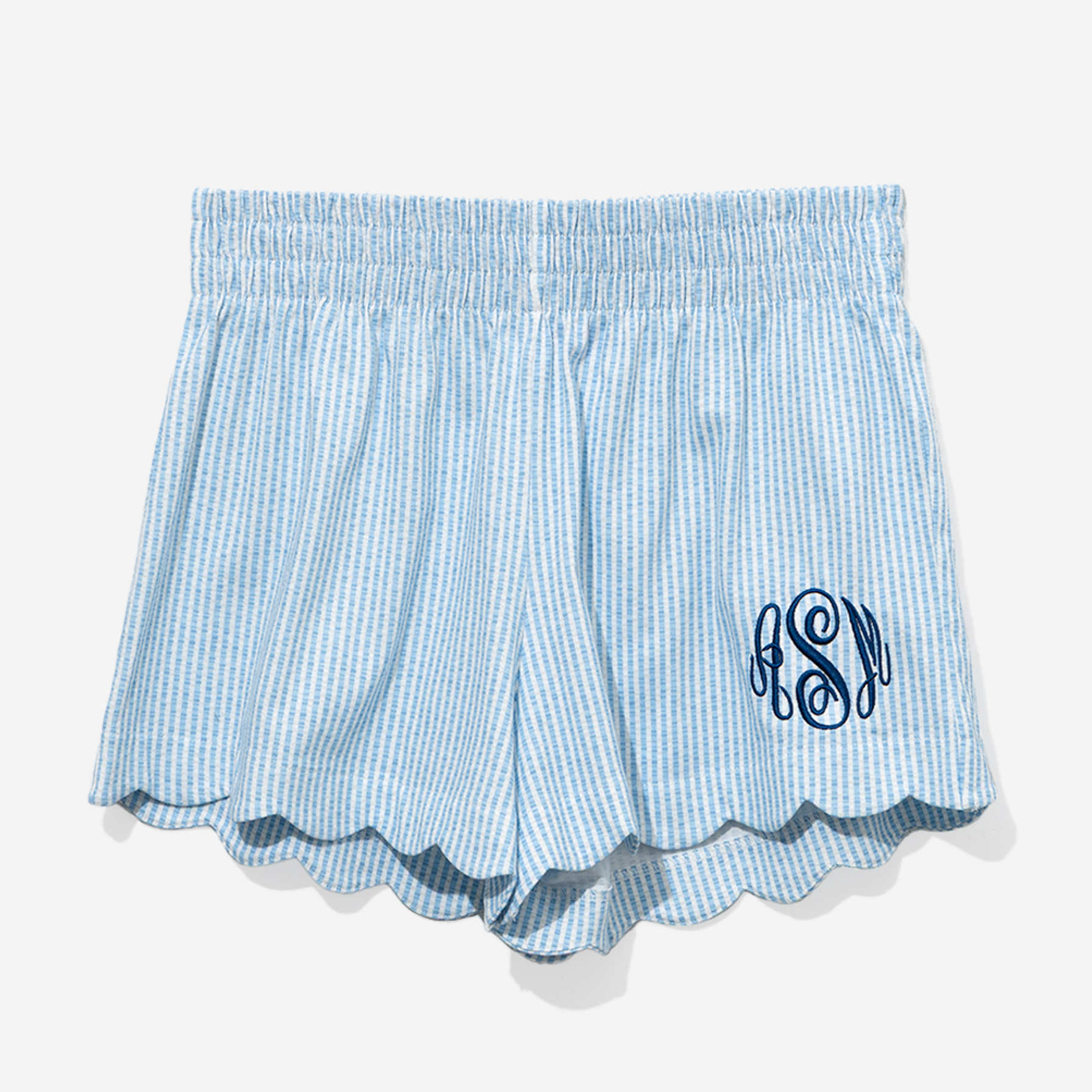 Personalized Scalloped Boxer Shorts | Marleylilly