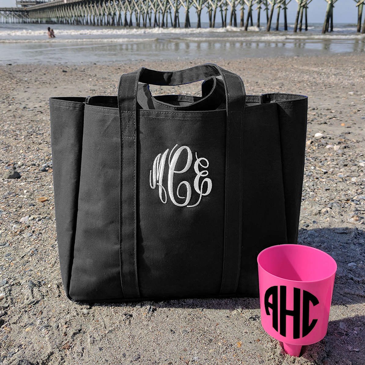Monogrammed Essential Tote - Shop Personalized Tote Bags | Marleylilly