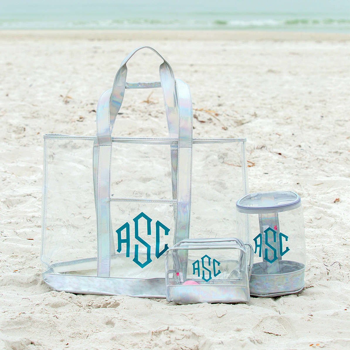 Monogrammed Beach Bag
