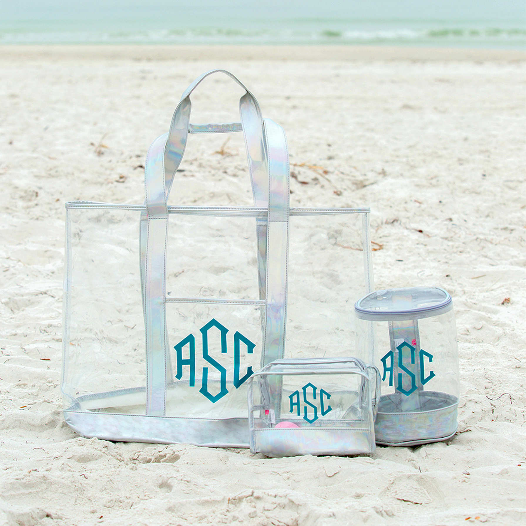 Monogrammed Beach Bag