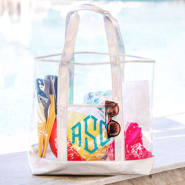 Monogrammed Beach Bag