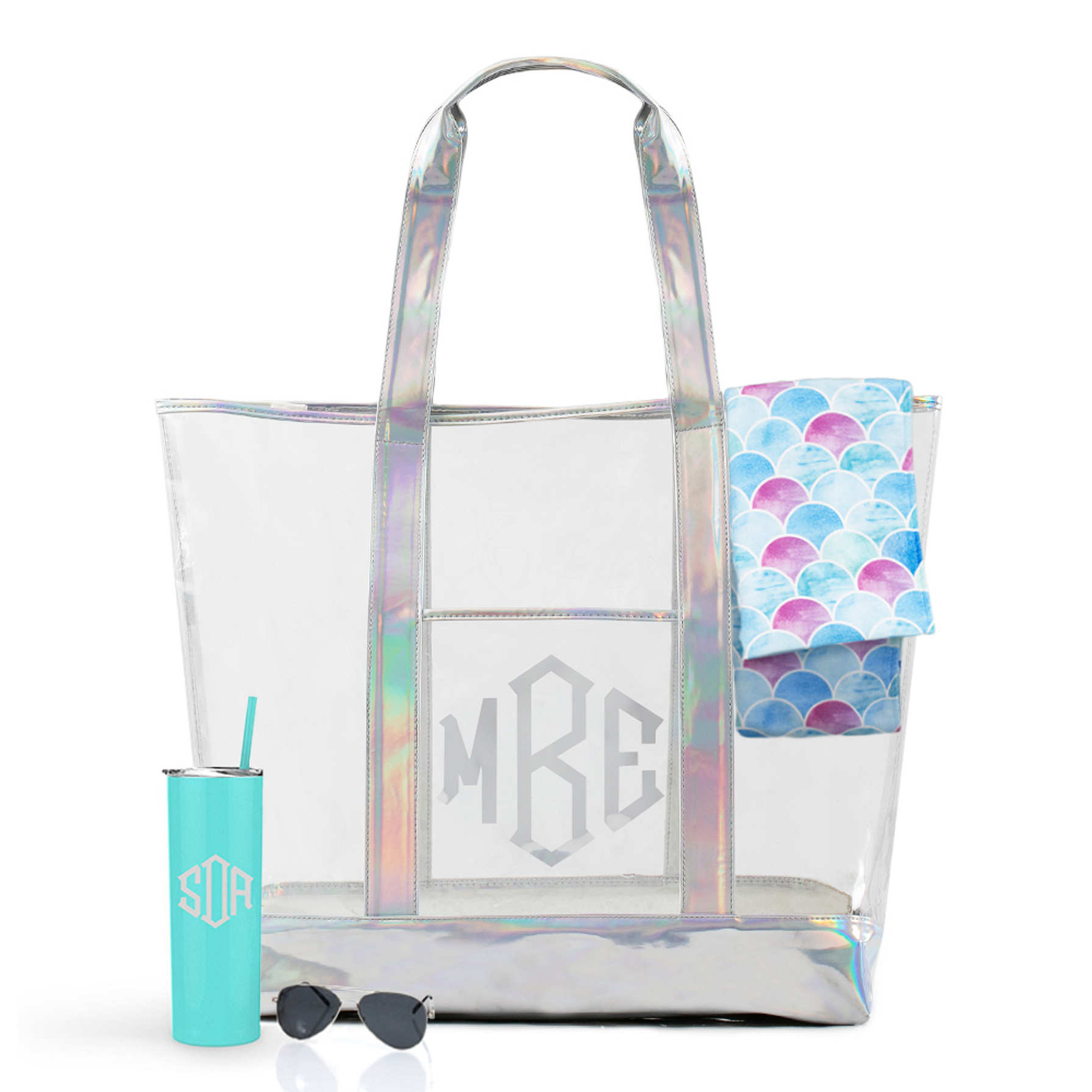 Monogrammed Beach Bag