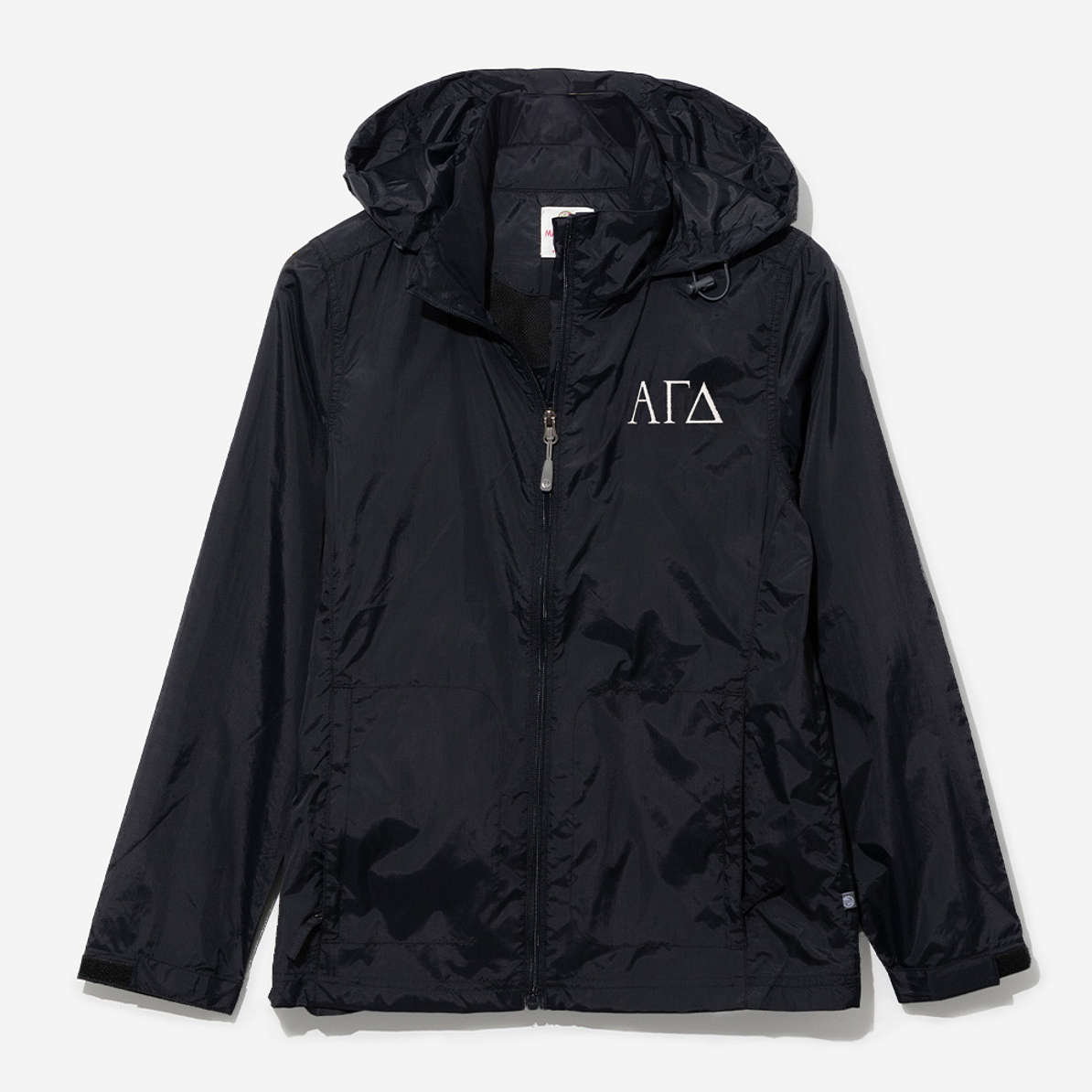 Alpha Gamma Delta Rain Jacket | Lightweight & Waterproof