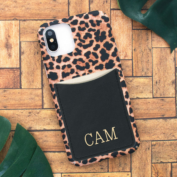 Personalized Credit Card Phone Case Pocket
