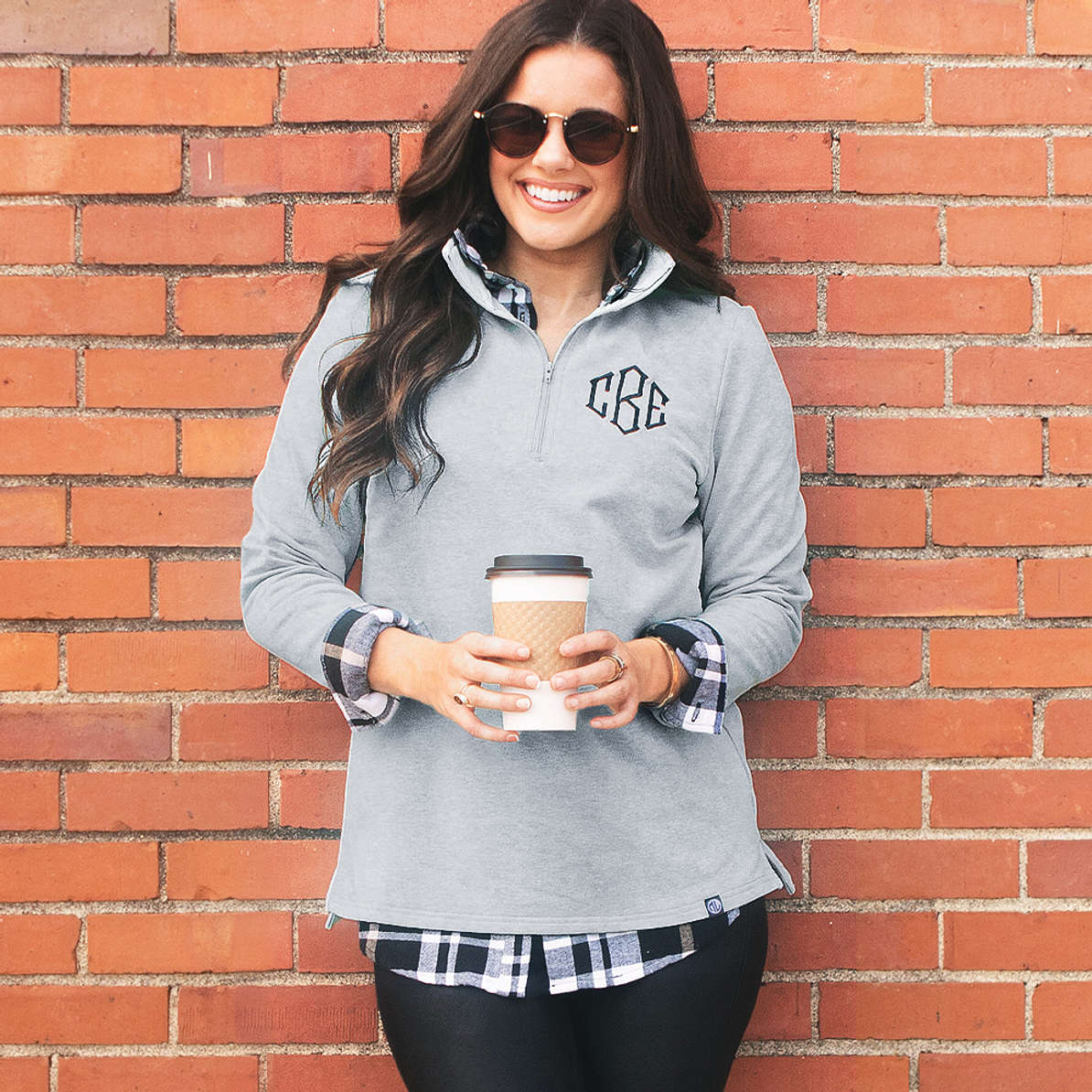 Monogram Pullover Sweatshirt - Marleylilly