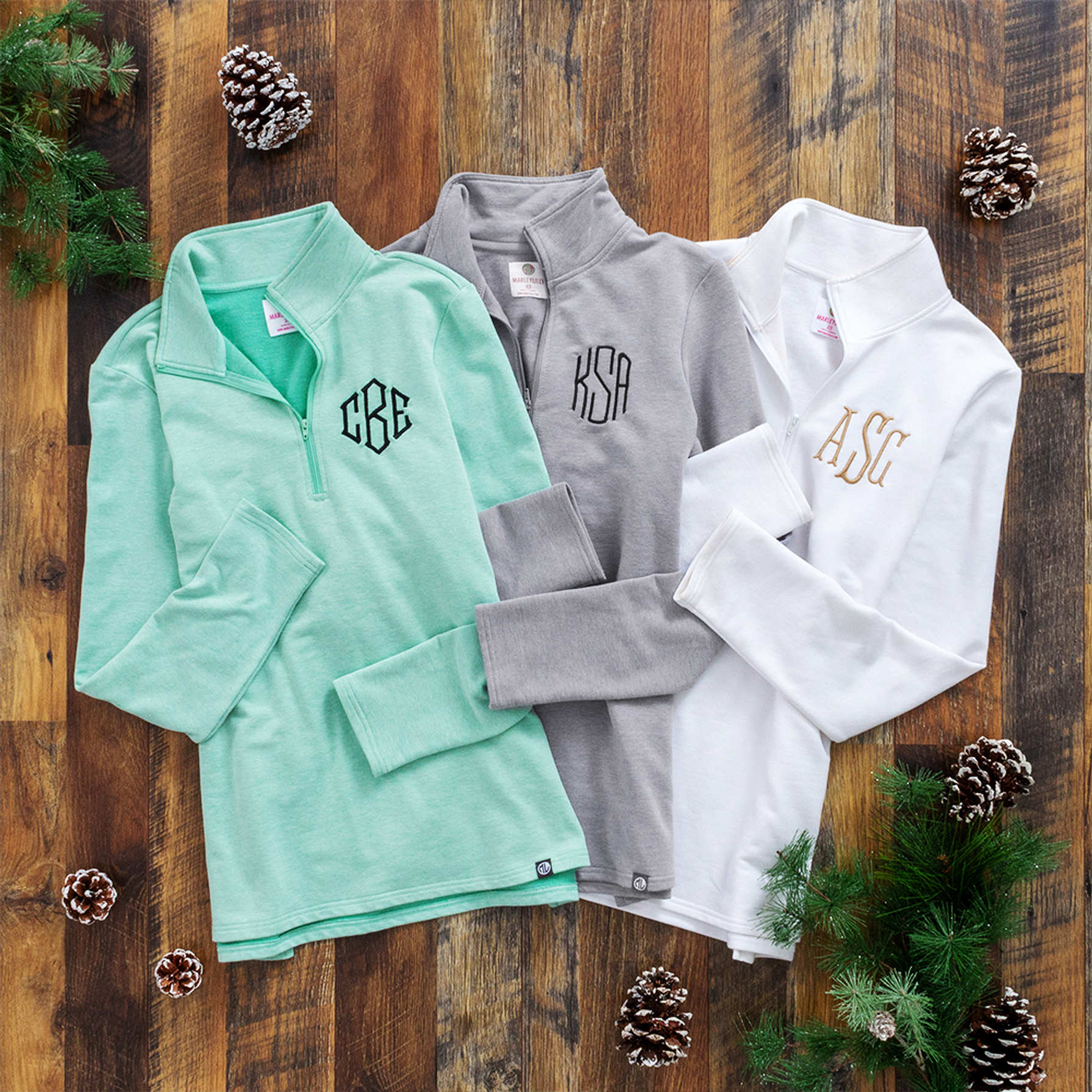Monogram Pullover Sweatshirt - Marleylilly