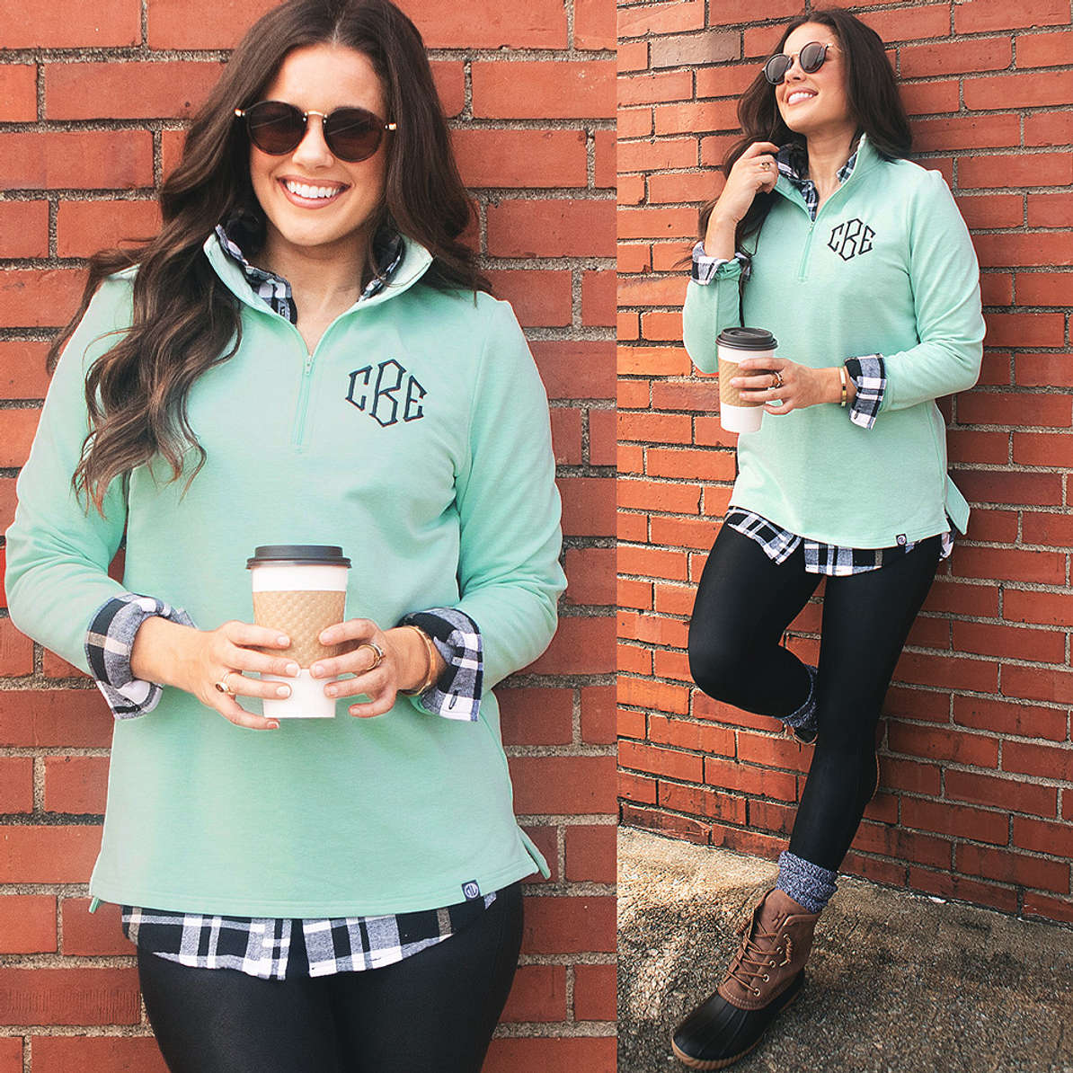 Monogram Pullover Sweatshirt - Marleylilly