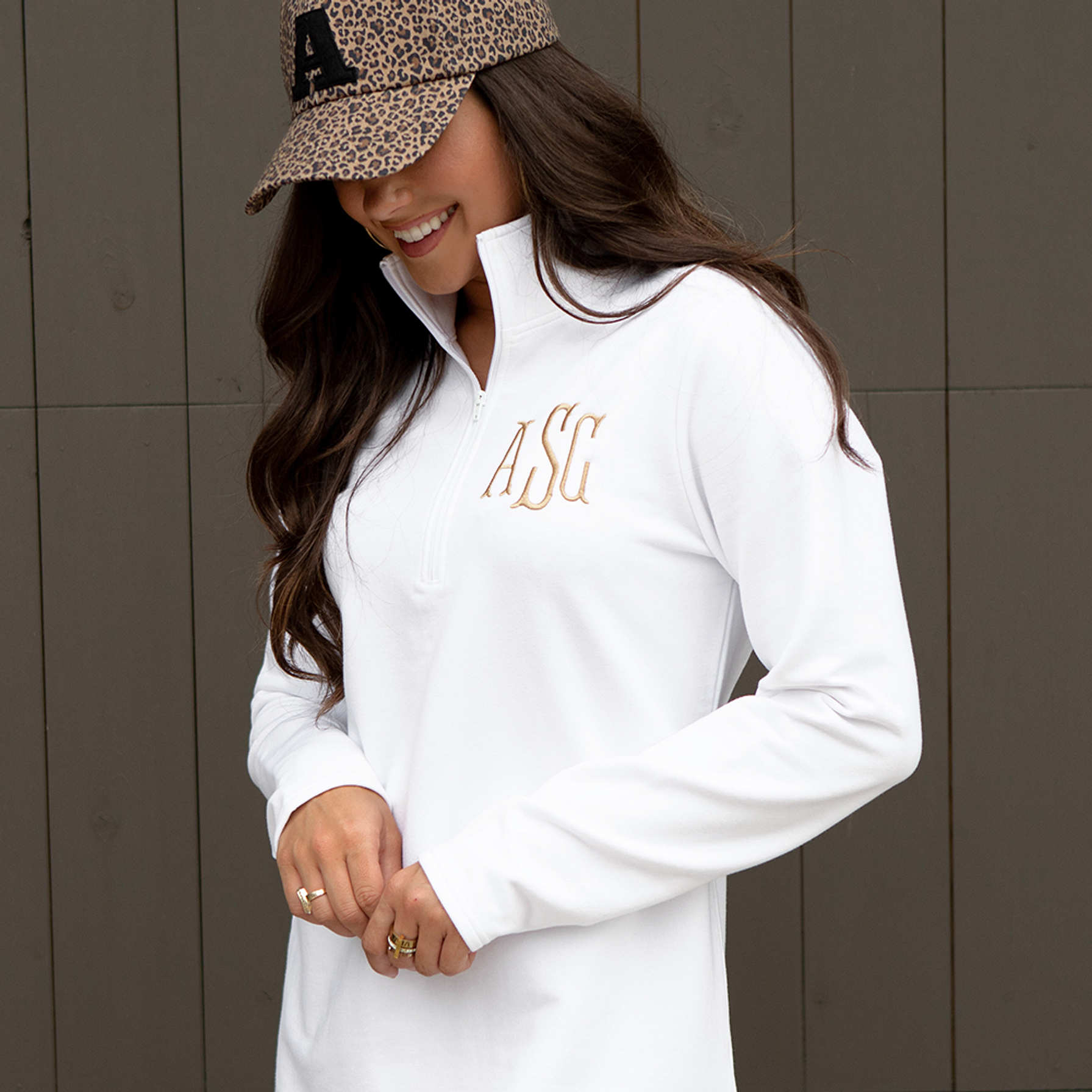 Monogram Pullover Sweatshirt - Marleylilly