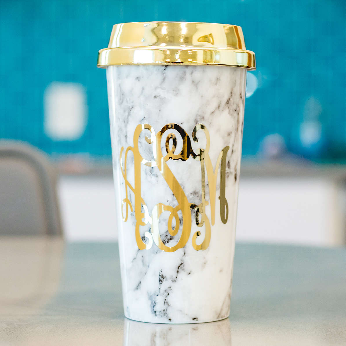 Personalized Travel Mug - Marleylilly