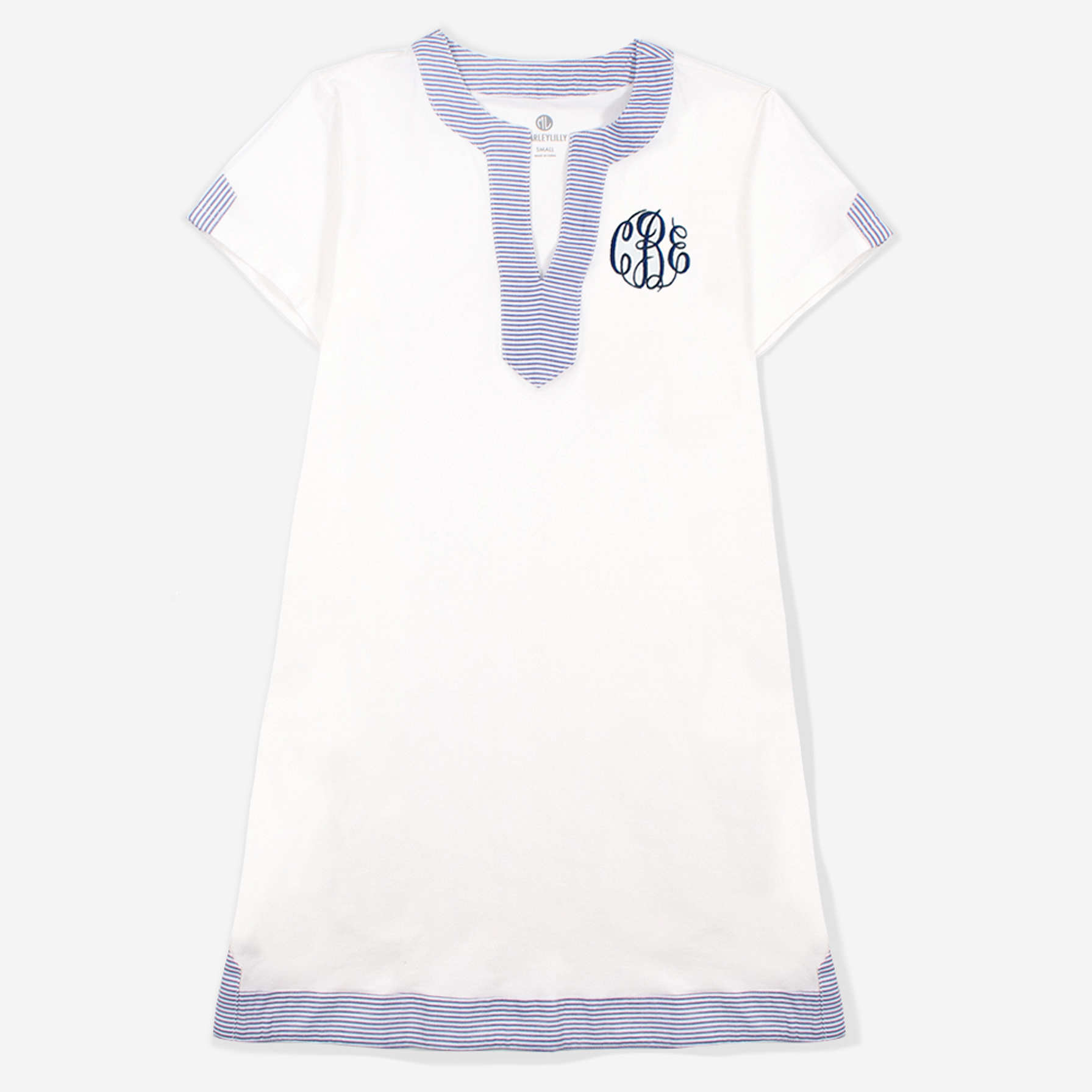 Personalized Seersucker Coverup