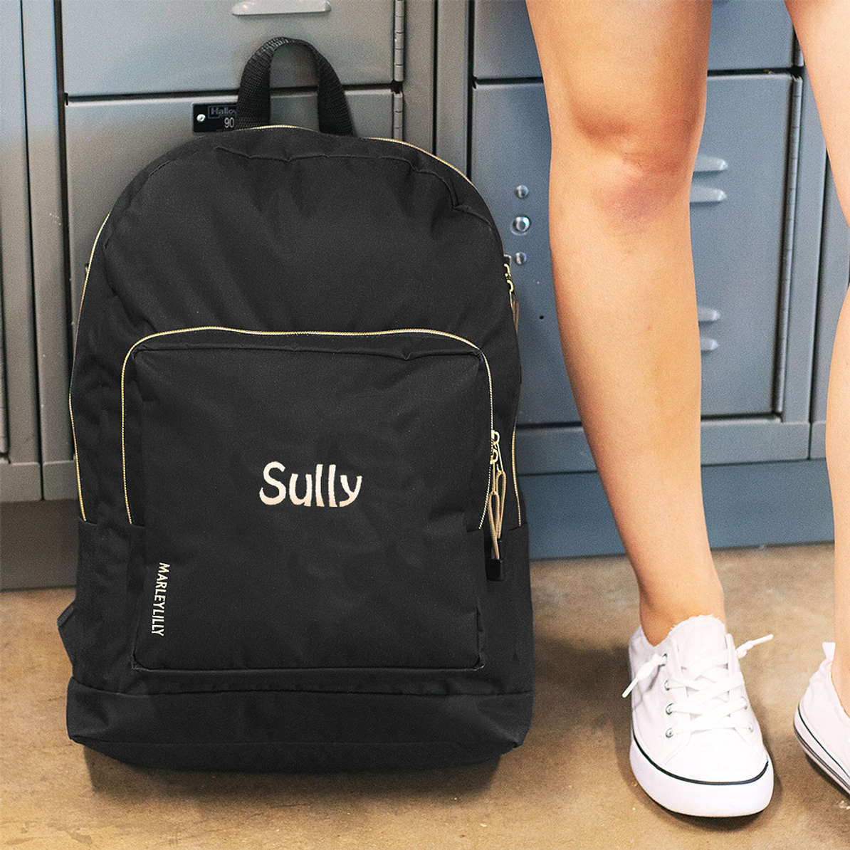 Monogrammed Everyday Backpack - Monogrammed Laptop Bag