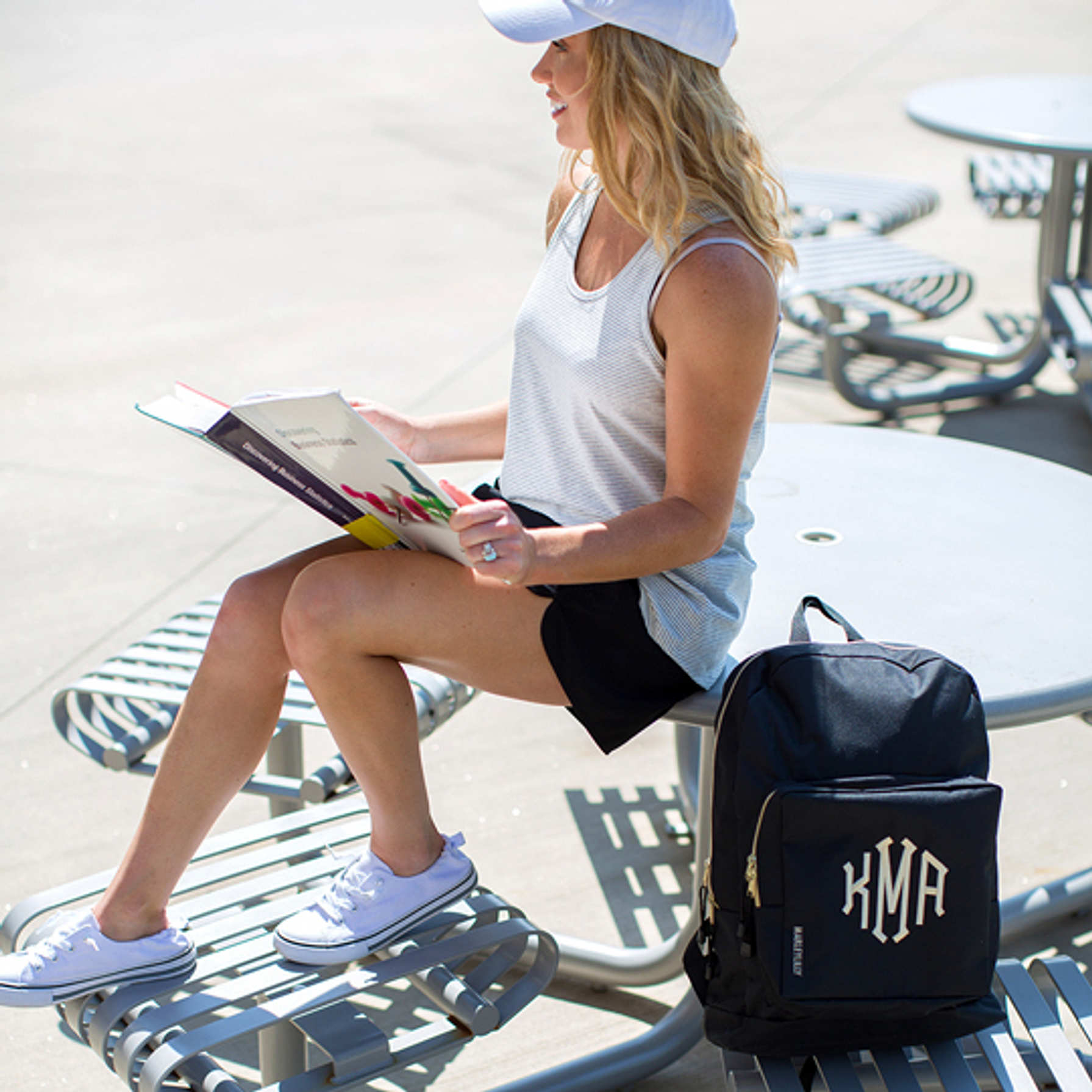 Monogrammed Everyday Backpack - Monogrammed Laptop Bag