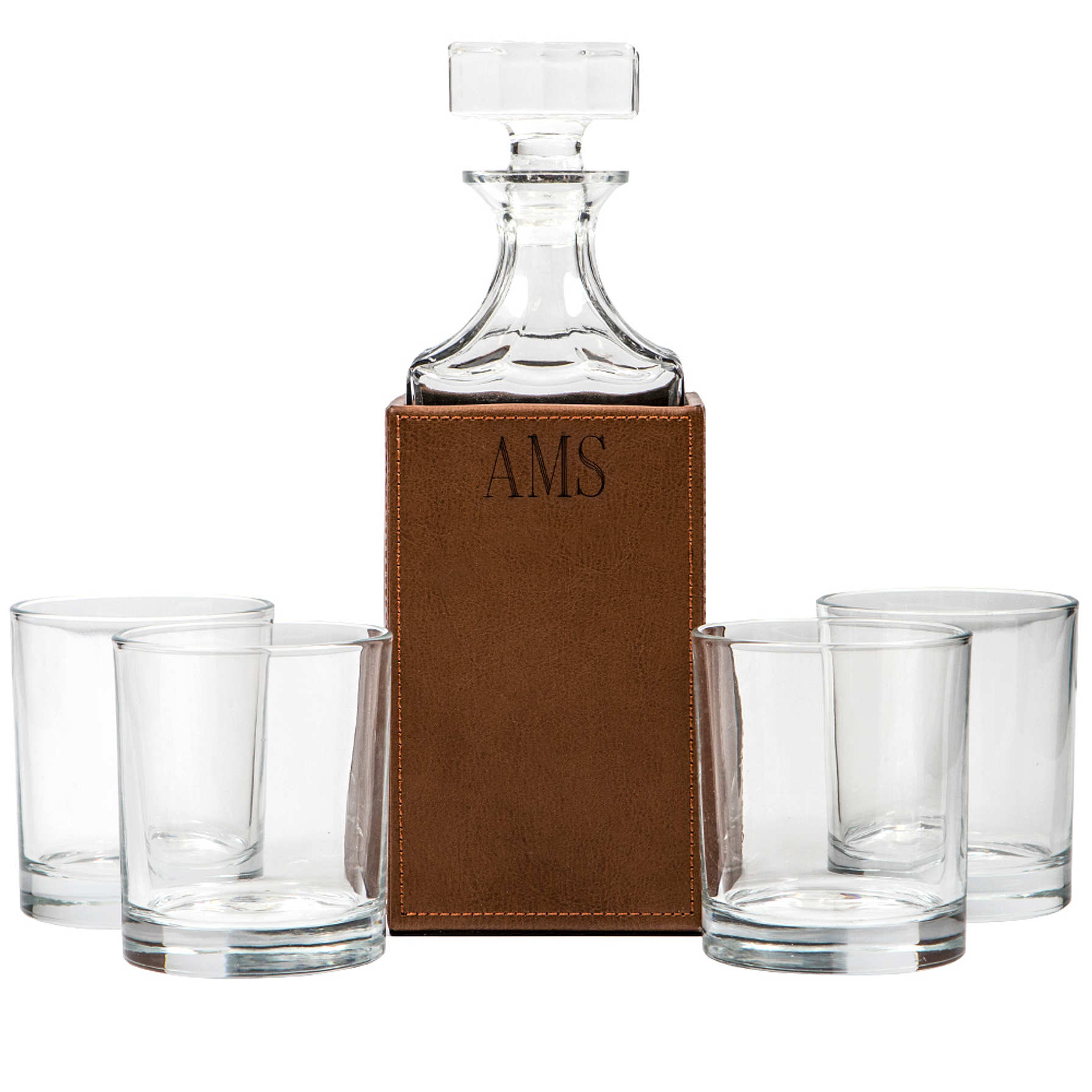 Monogrammed Decanter Set