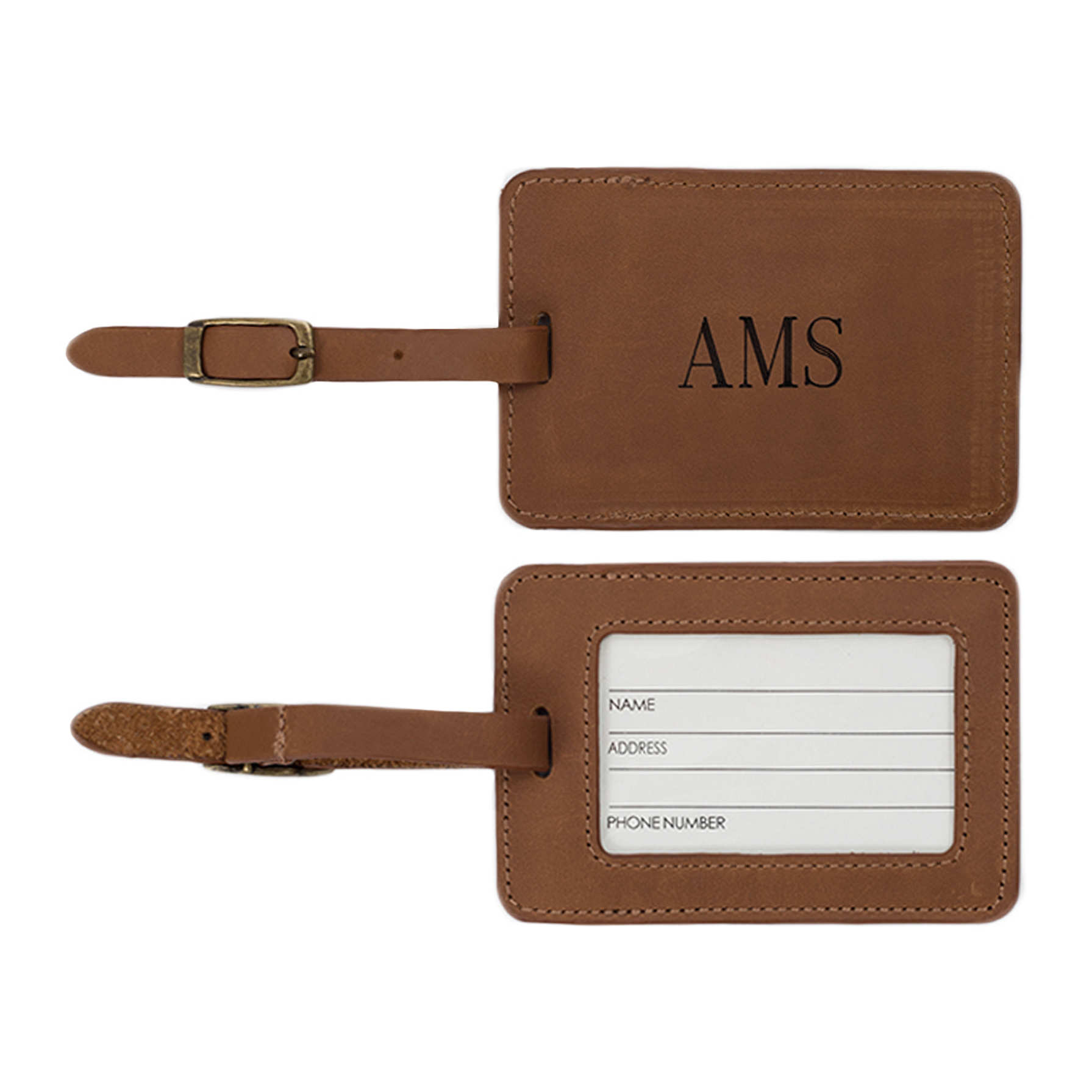 Monogrammed Luggage Tags