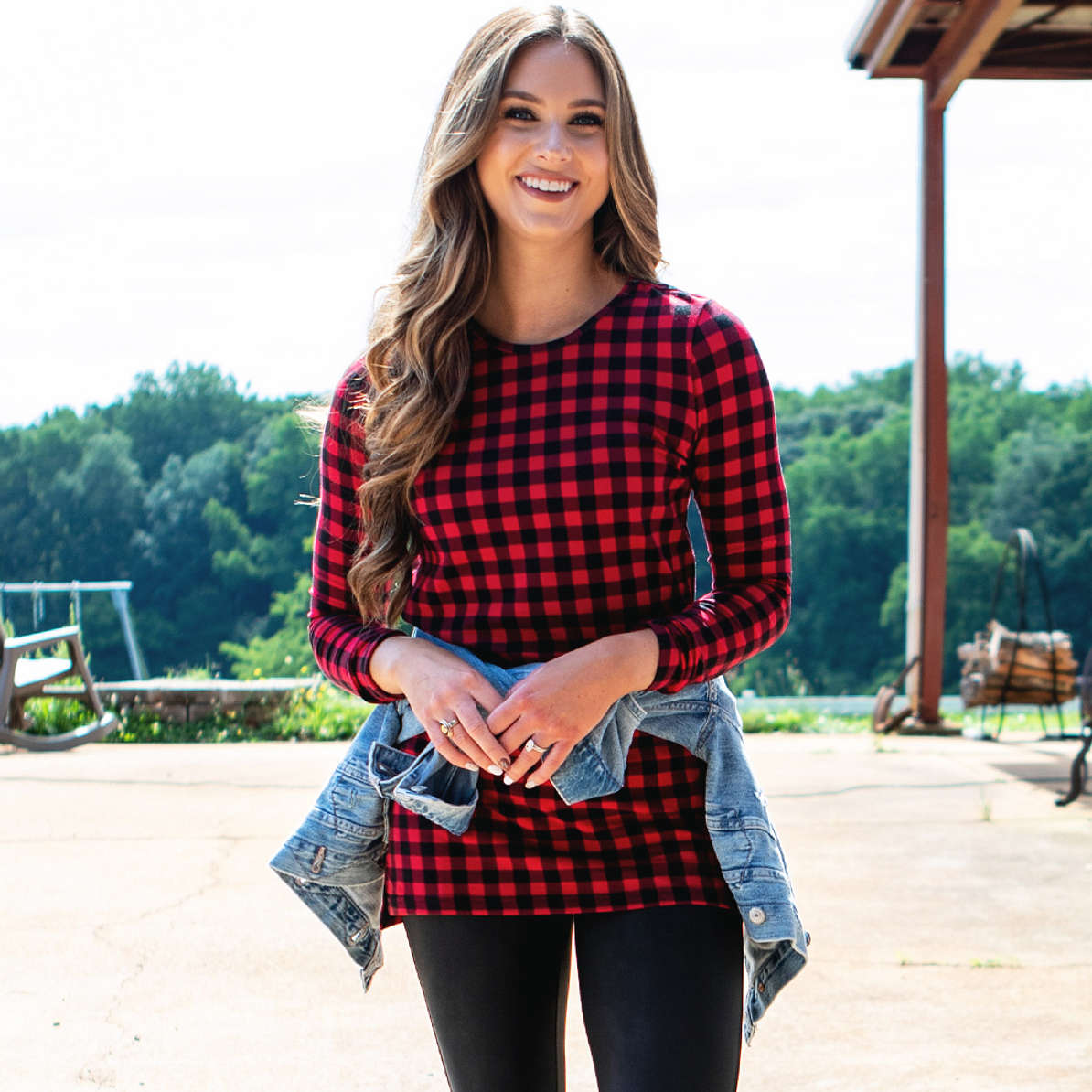 Dropped Hem Layering Tee Tunic - Multiple Colors | Marleylilly