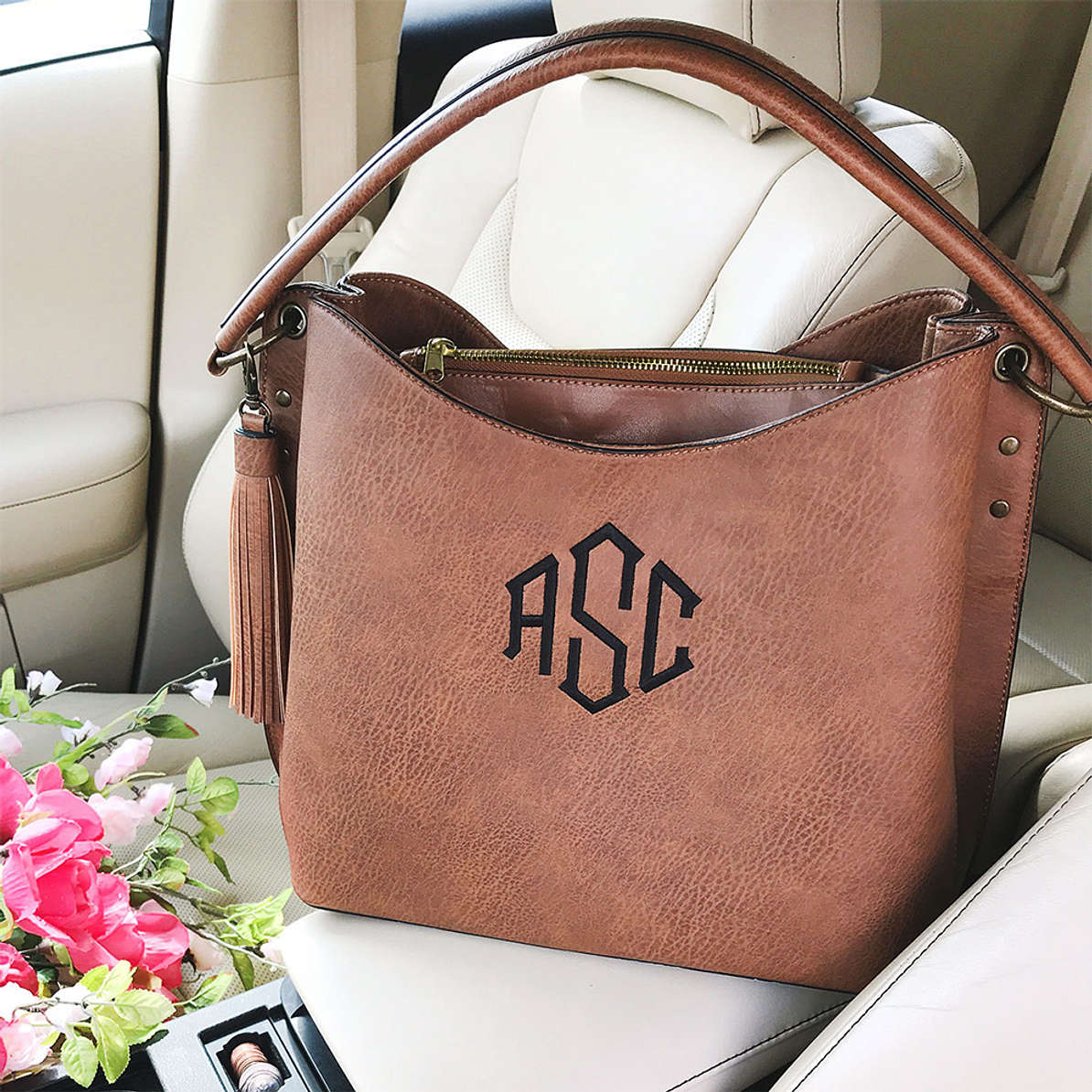 Monogrammed Cheyenne Purse - Marleylilly