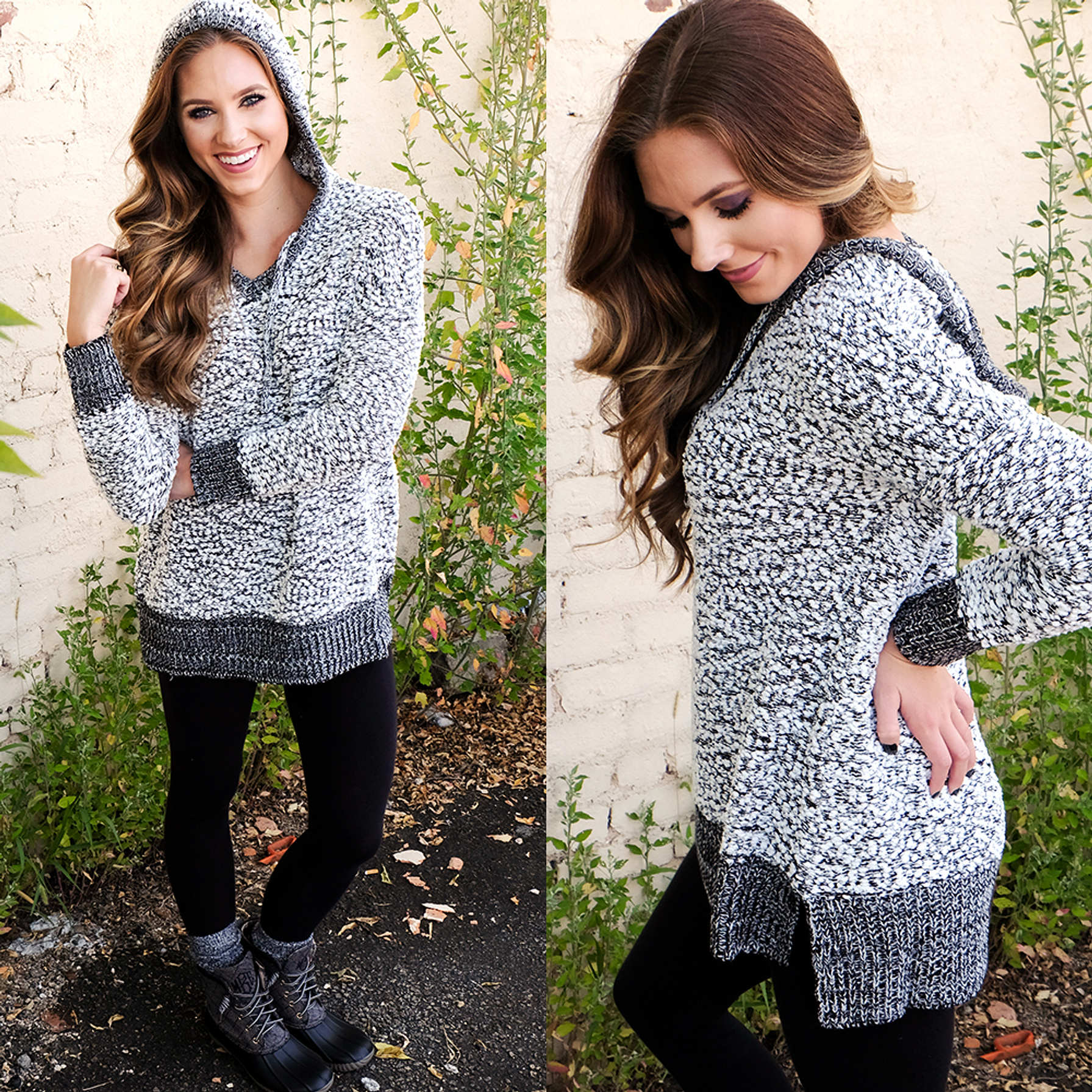 Fuzzy Pullover Tunic Sweatshirt | Marleylilly