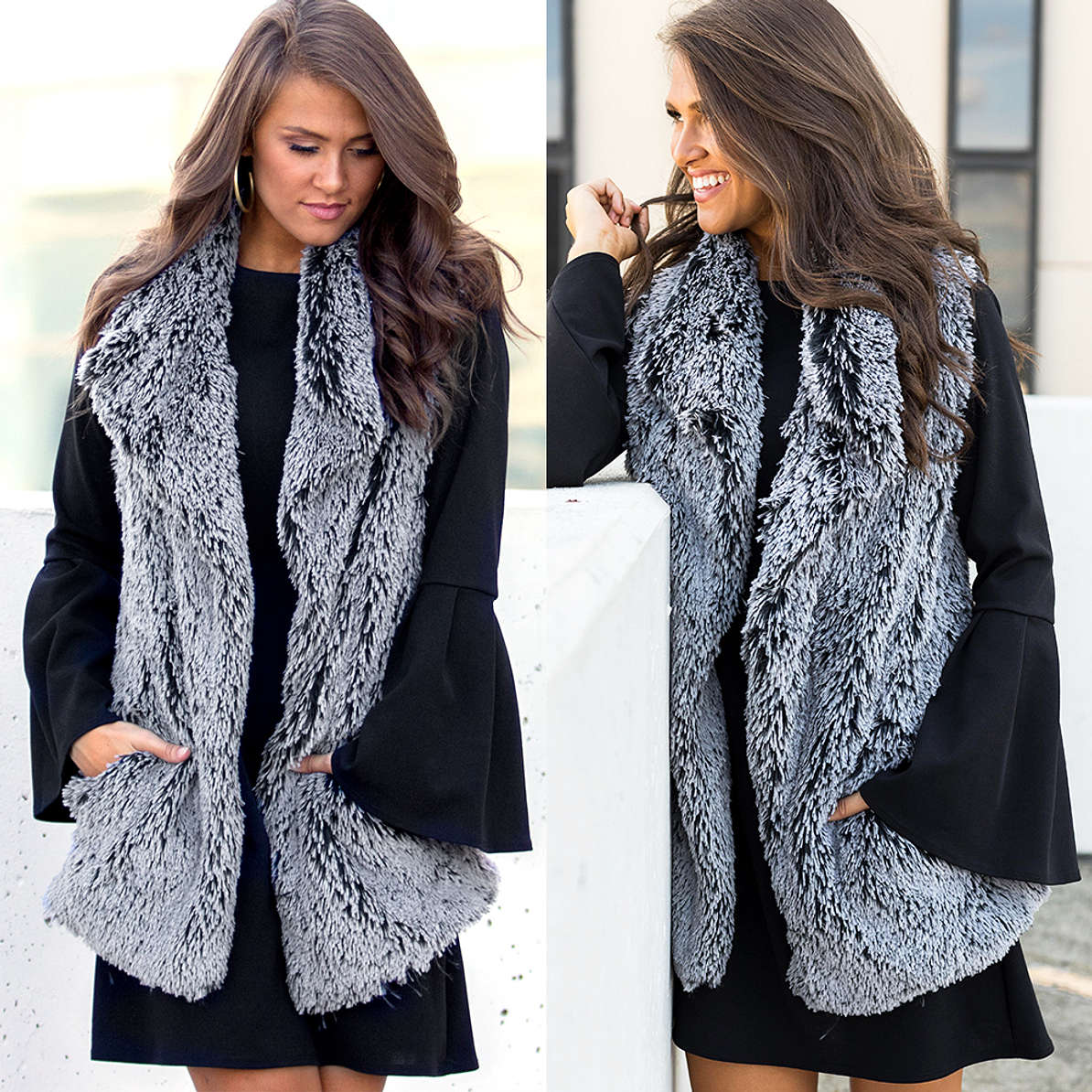 Faux Fur Vest - Shop Stylish & Comfy Women's Vests | Marleylilly