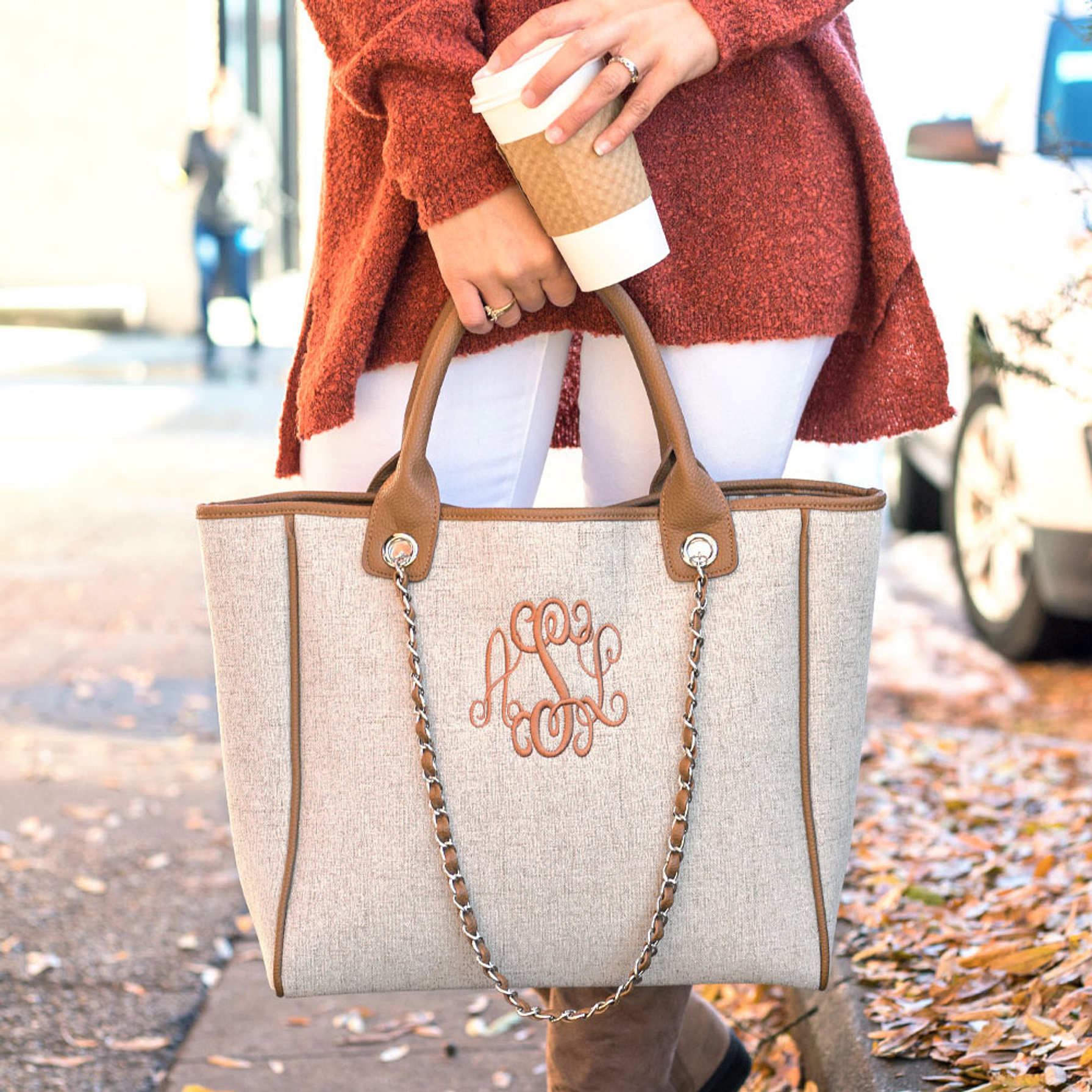 Monogrammed Charlotte Handbag/Purse - Marleylilly