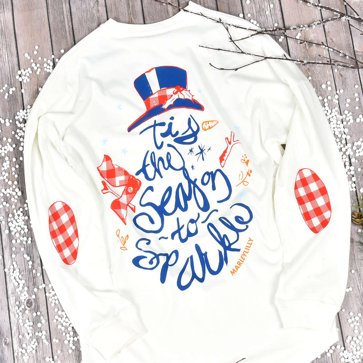 Monogrammed Snowman T-Shirt