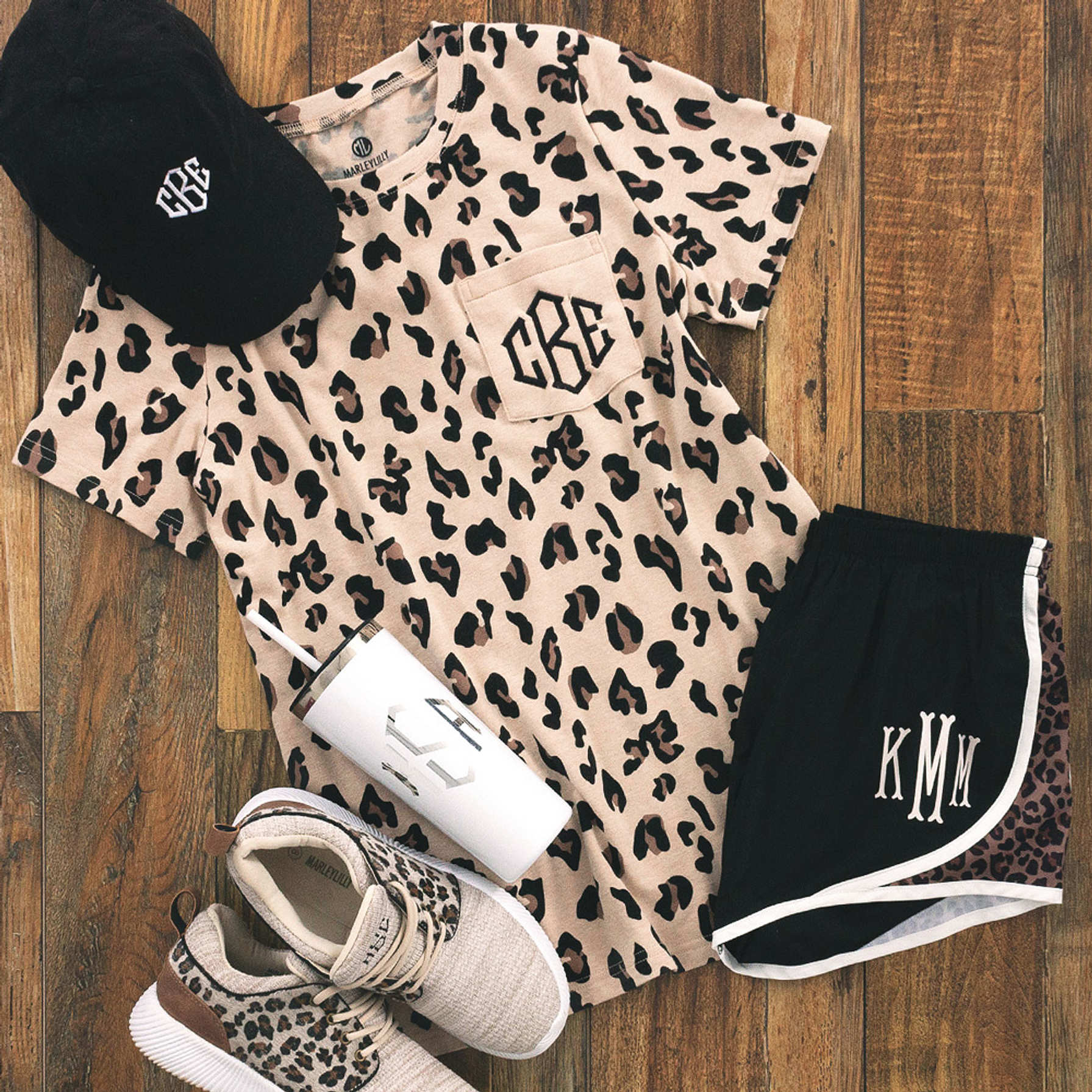 Monogrammed Pocket T-Shirt/Monogram Tee - Marleylilly