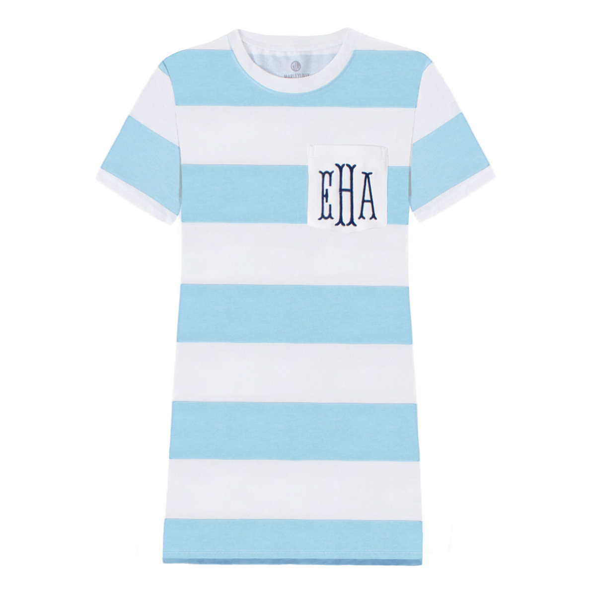 Monogrammed Pocket T-Shirt/Monogram Tee - Marleylilly