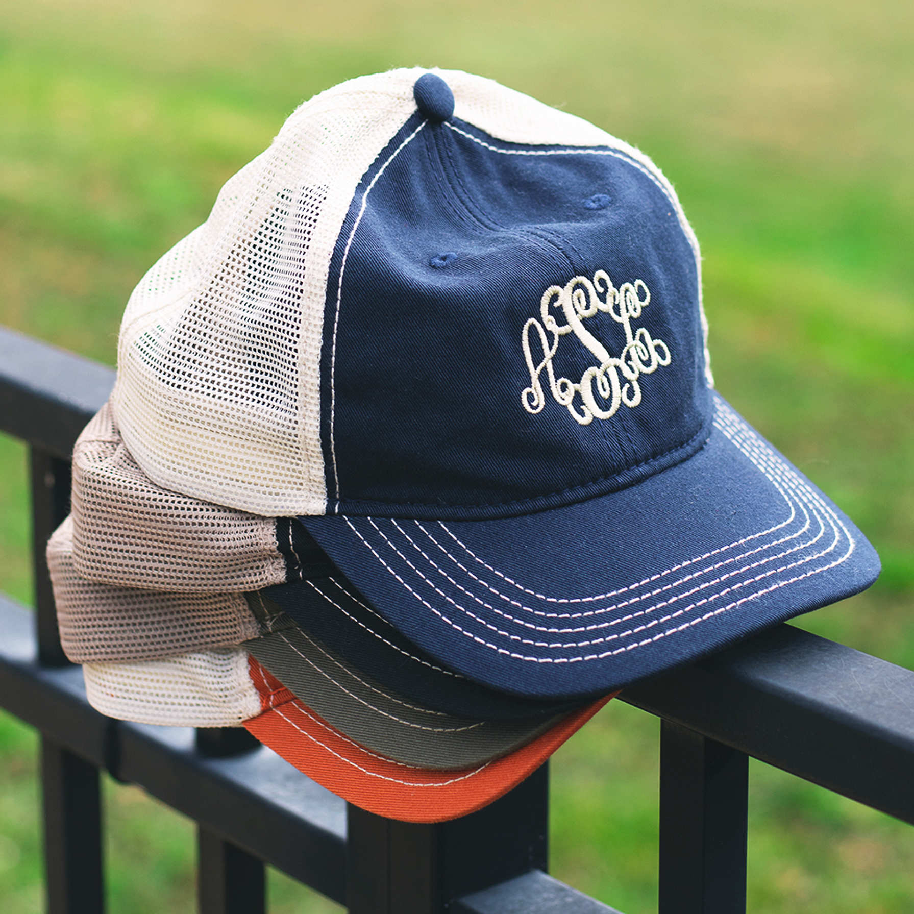 Monogrammed Snapback Baseball Hat