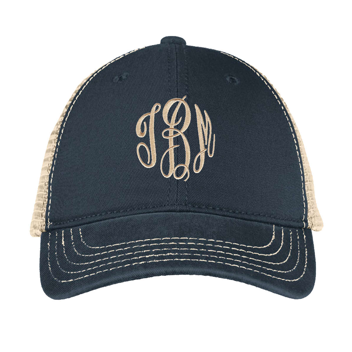 Monogrammed Snapback Baseball Hat