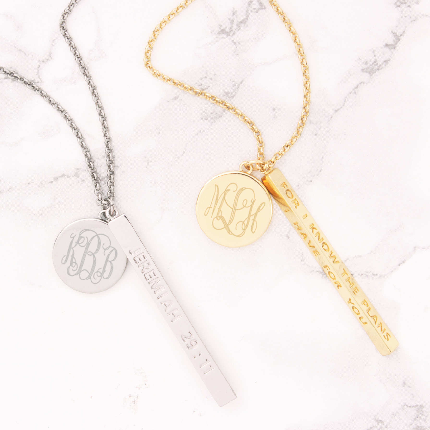 Personalized Jeremiah 29:11 Necklace