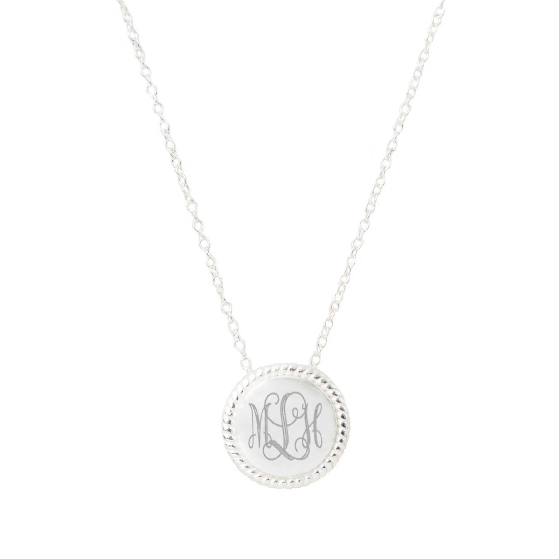 Personalized Sterling Silver Necklace