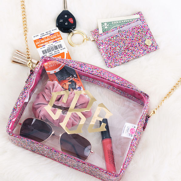 Colorful Glitter Card Case - Marleylilly