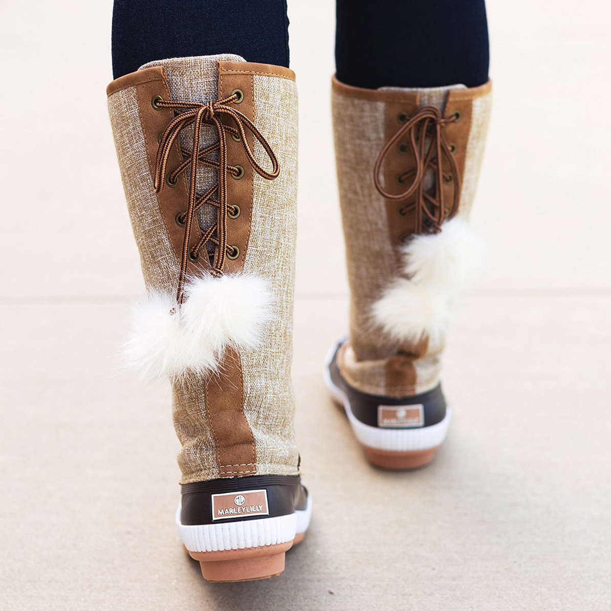 Duck Boot Pom Pom Set