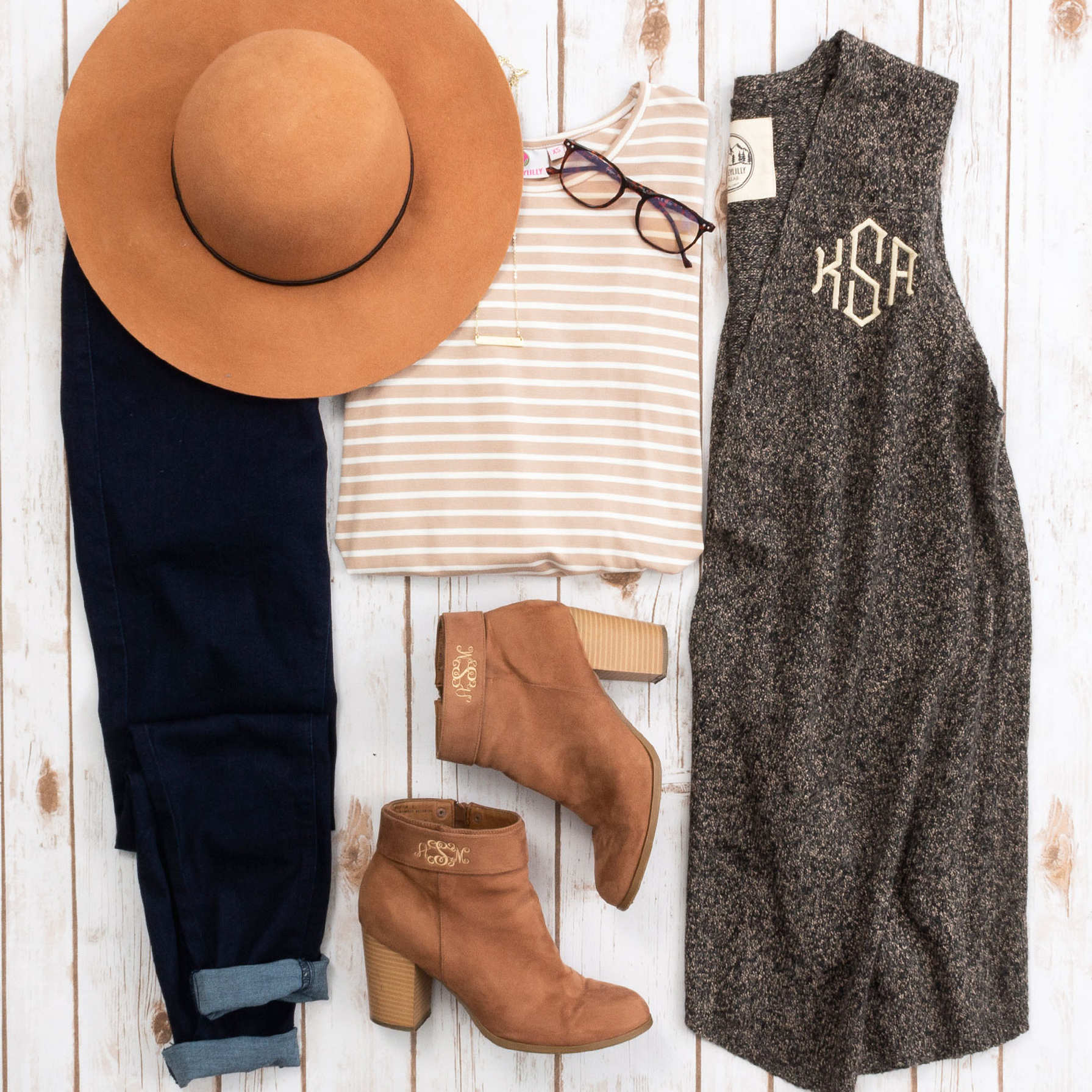 Personalized Layering Vest - Marleylilly