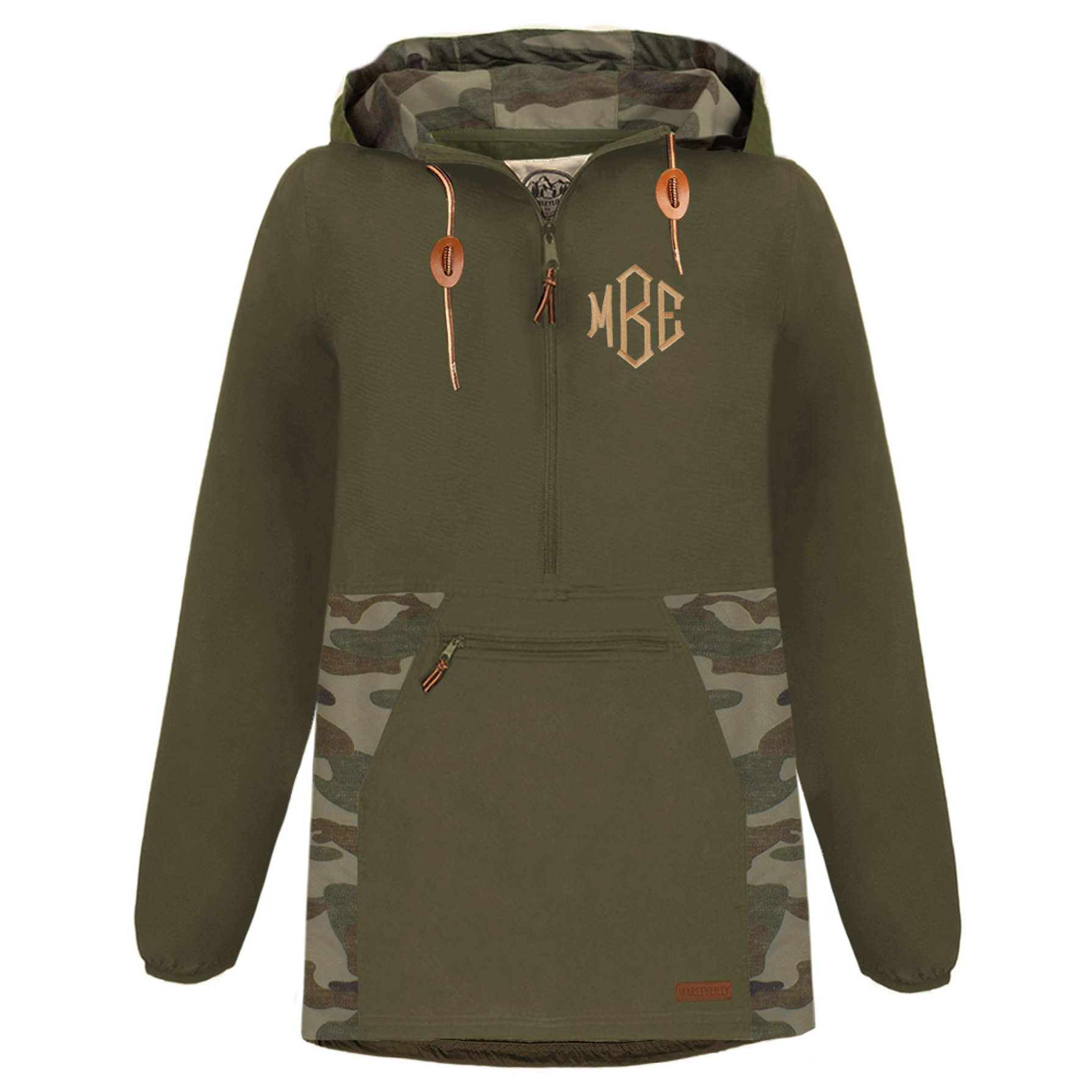 Monogrammed Pullover Rain Jacket - Marleylilly