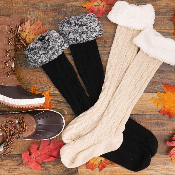 Fall Cabin Socks