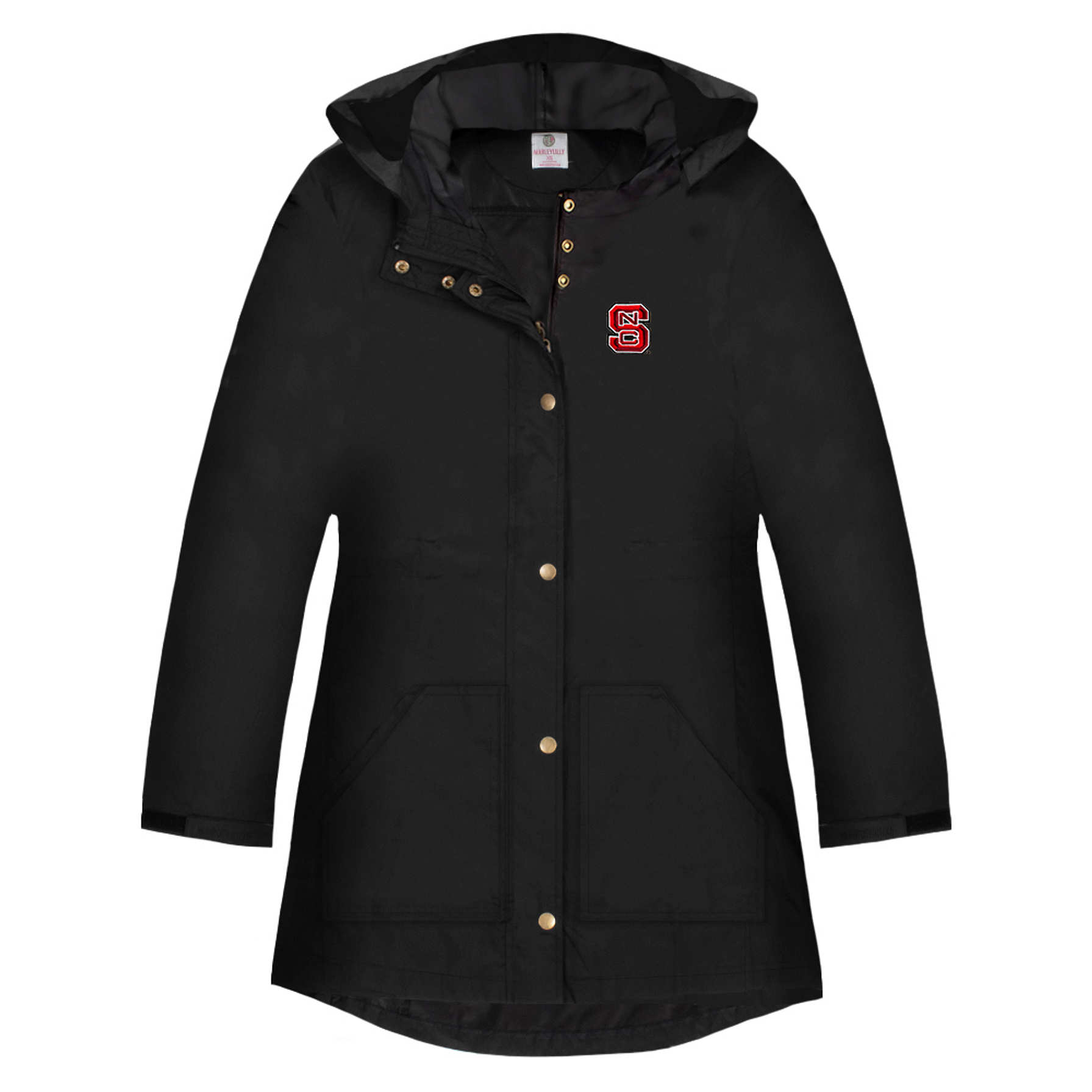 NC State Wolfpack Black Rain Jacket - Marleylilly