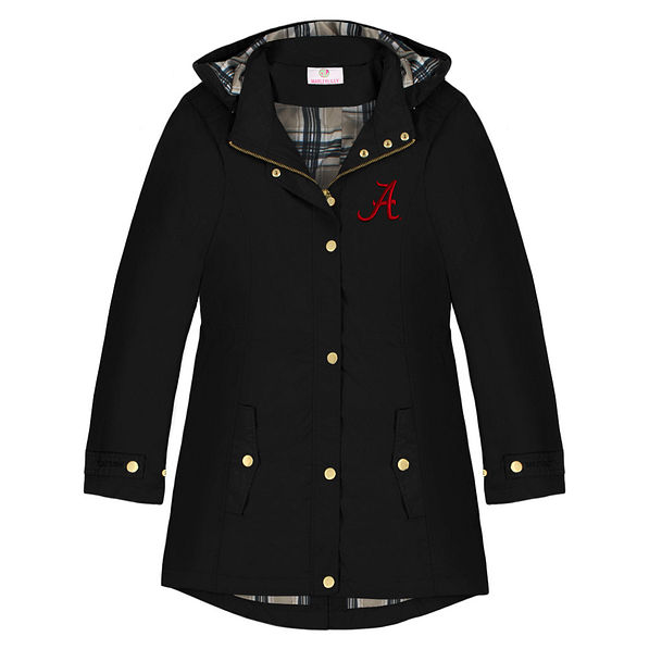 Alabama Black Rain Jacket with Team Logo — Marleylilly