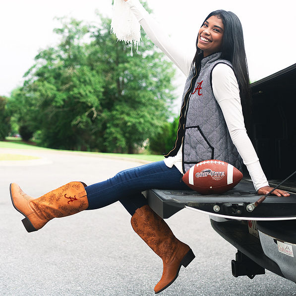 Women's Personalized Alabama Herringbone Vest - Marleylilly