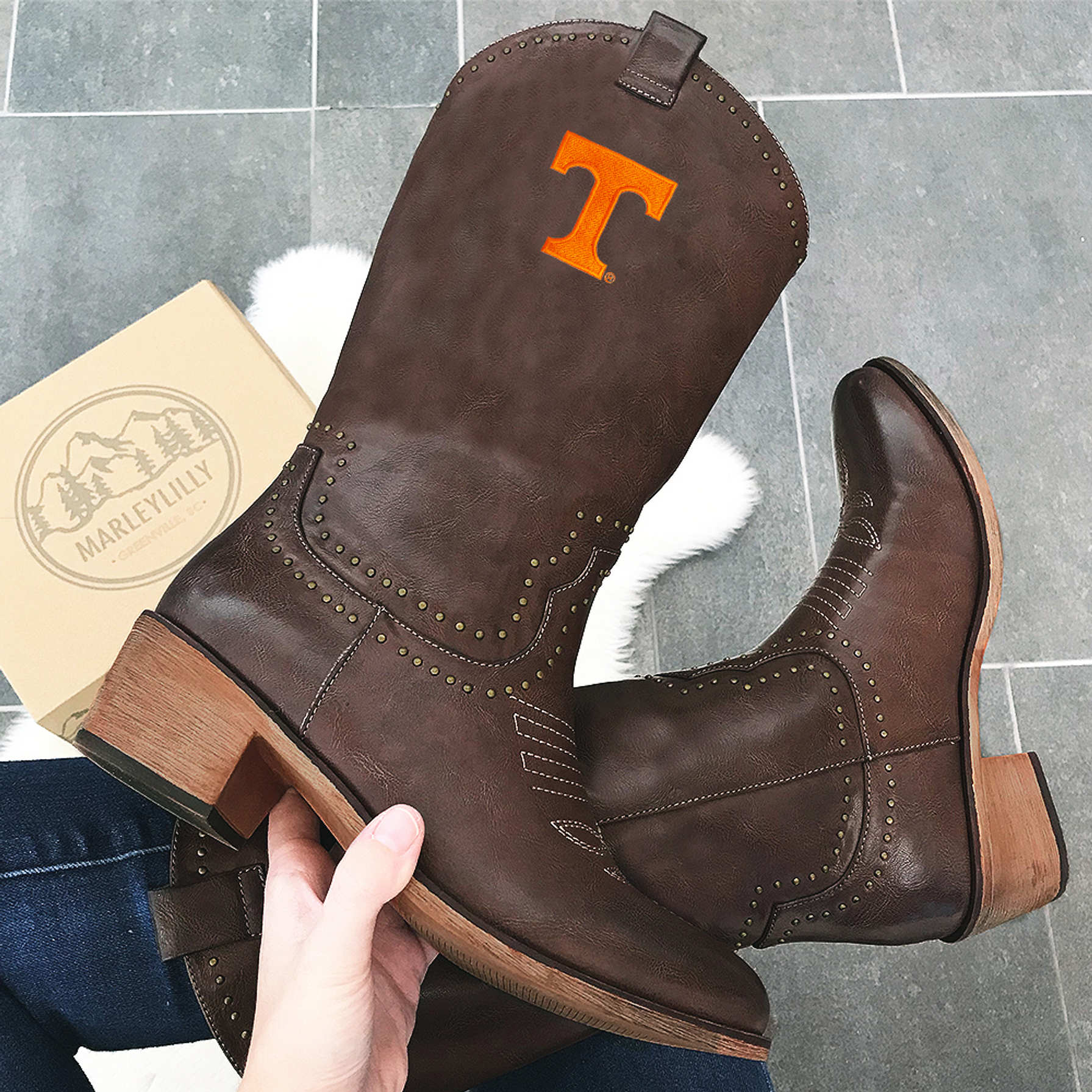 Tennessee Volunteers Cowboy Boots - Marleylilly