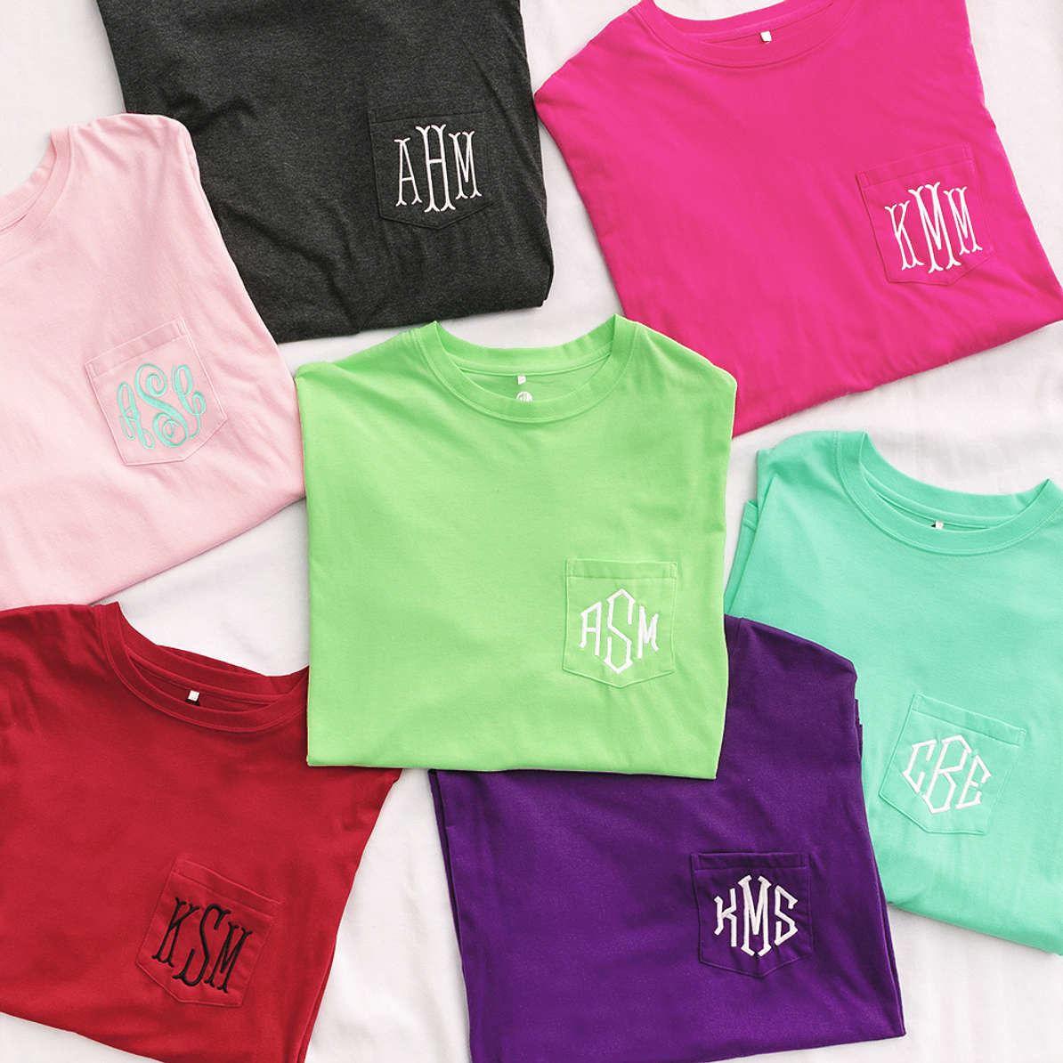 Monogrammed Long-Sleeve Shirt — Marleylilly