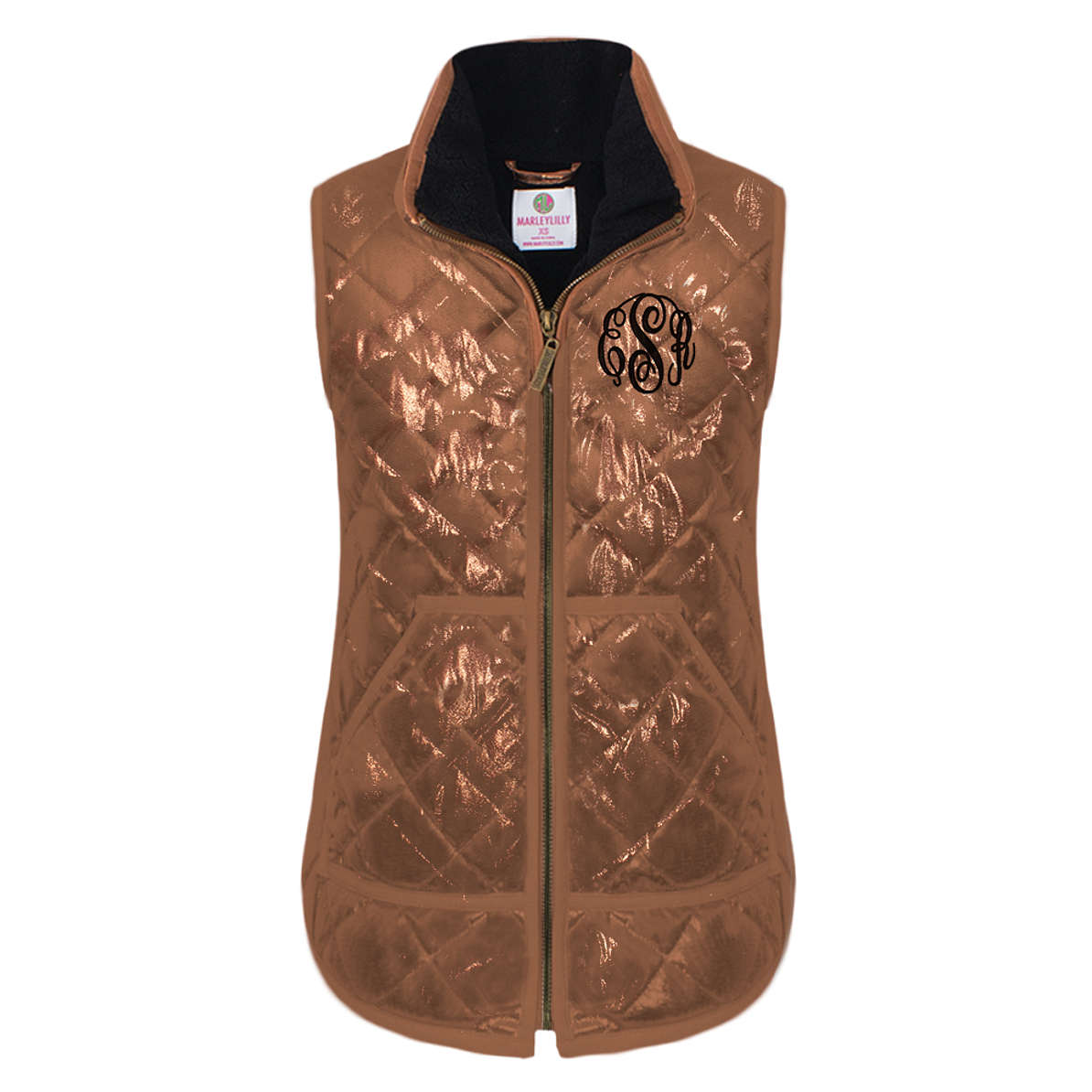 Personalized Quilted Shiny Vest